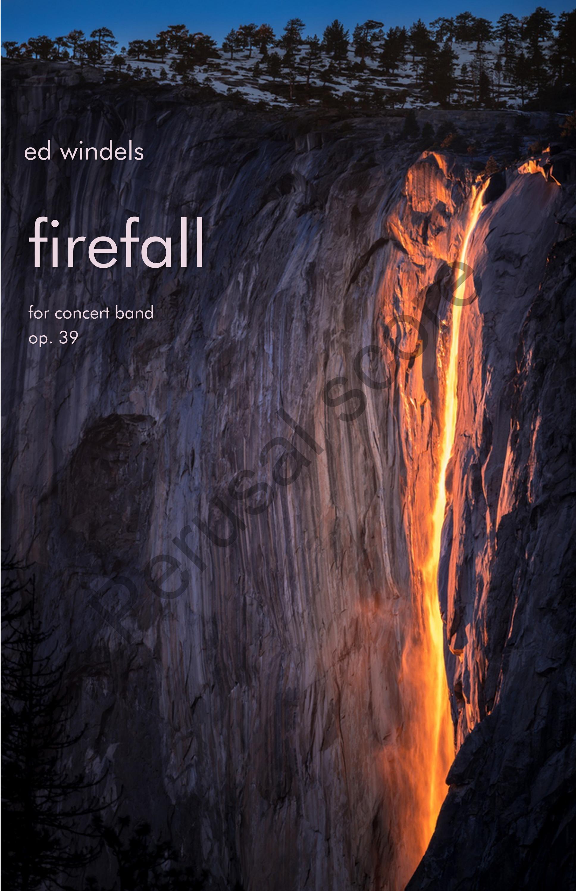 Windels FIREFALL for concert band by Ed Windels - Issuu