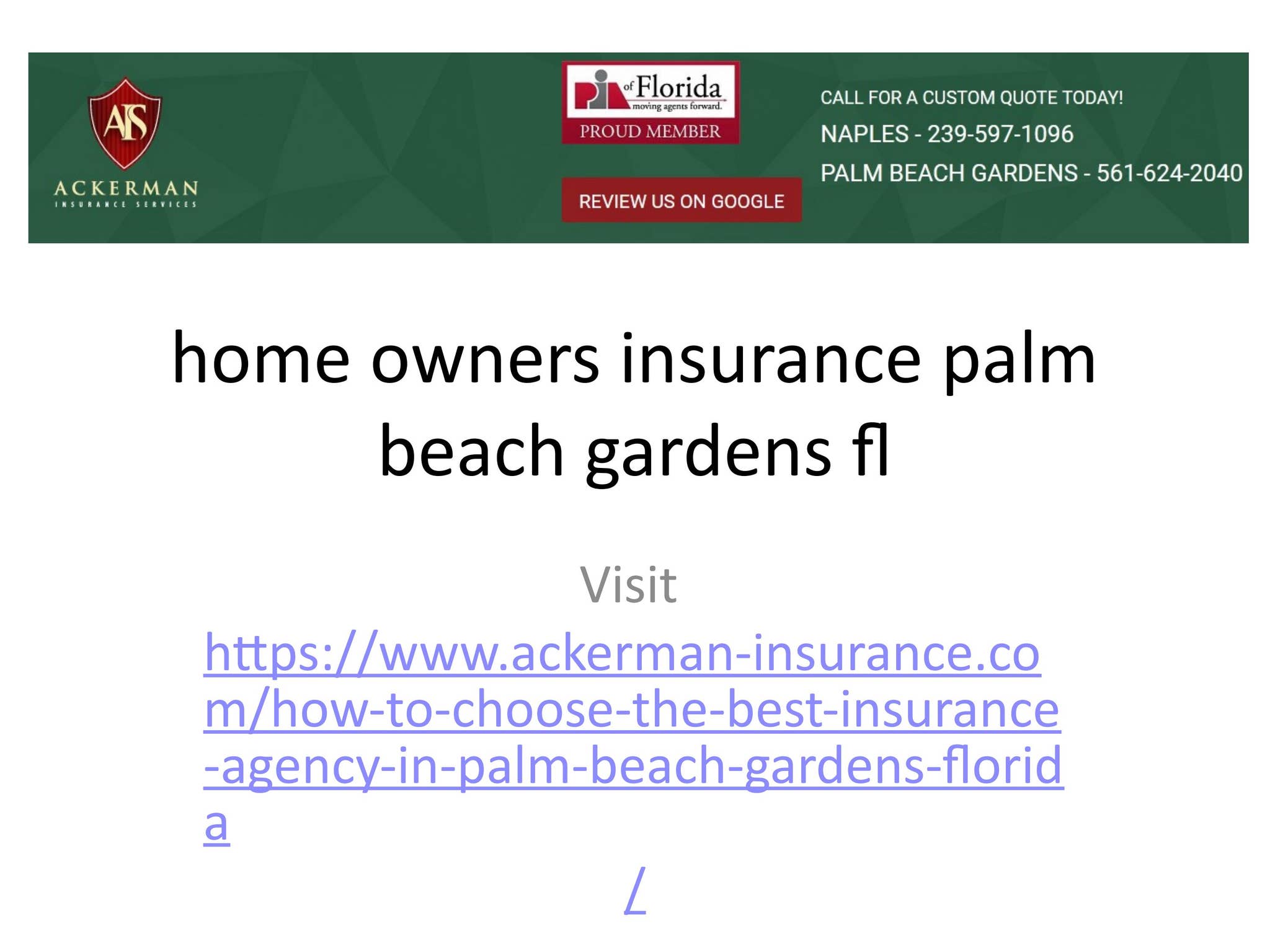 Personal Umbrella Insurance In Naples, SW FL & Palm Beach Gardens by ...