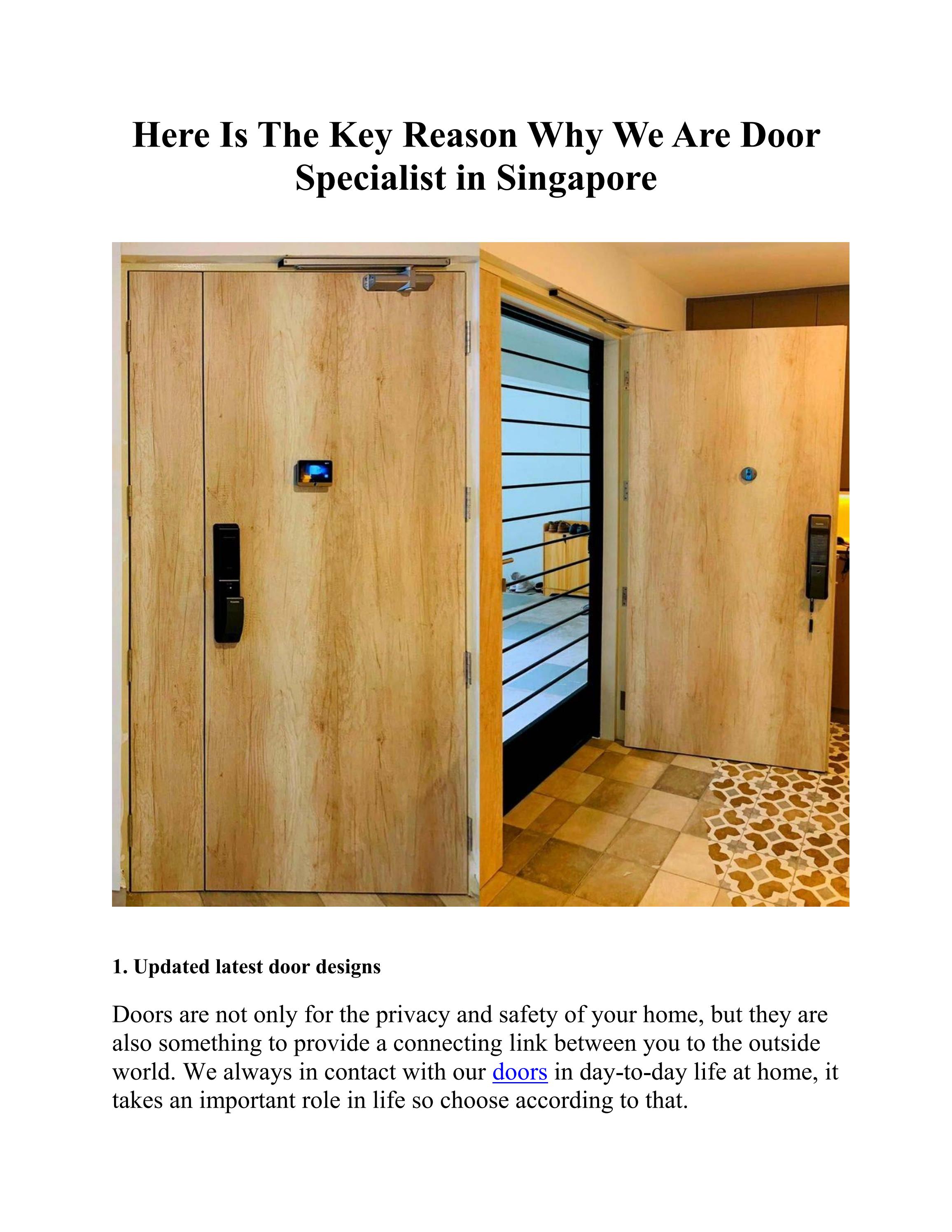 Door Specialist Singapore Glass And Sliding Door Specialist Sg By Laminate Doors Issuu