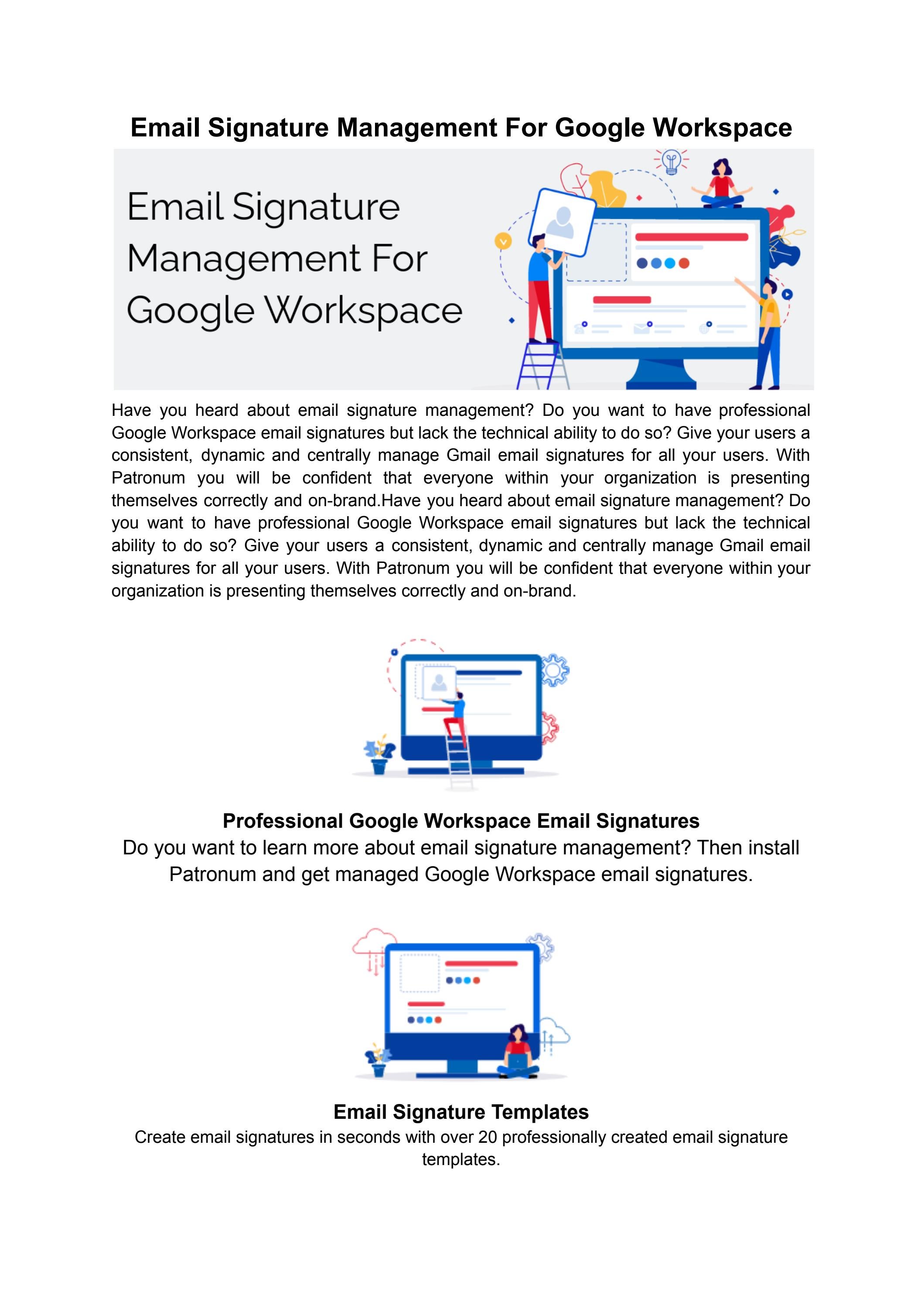Best Email Signature Management Software by Patronum - Issuu