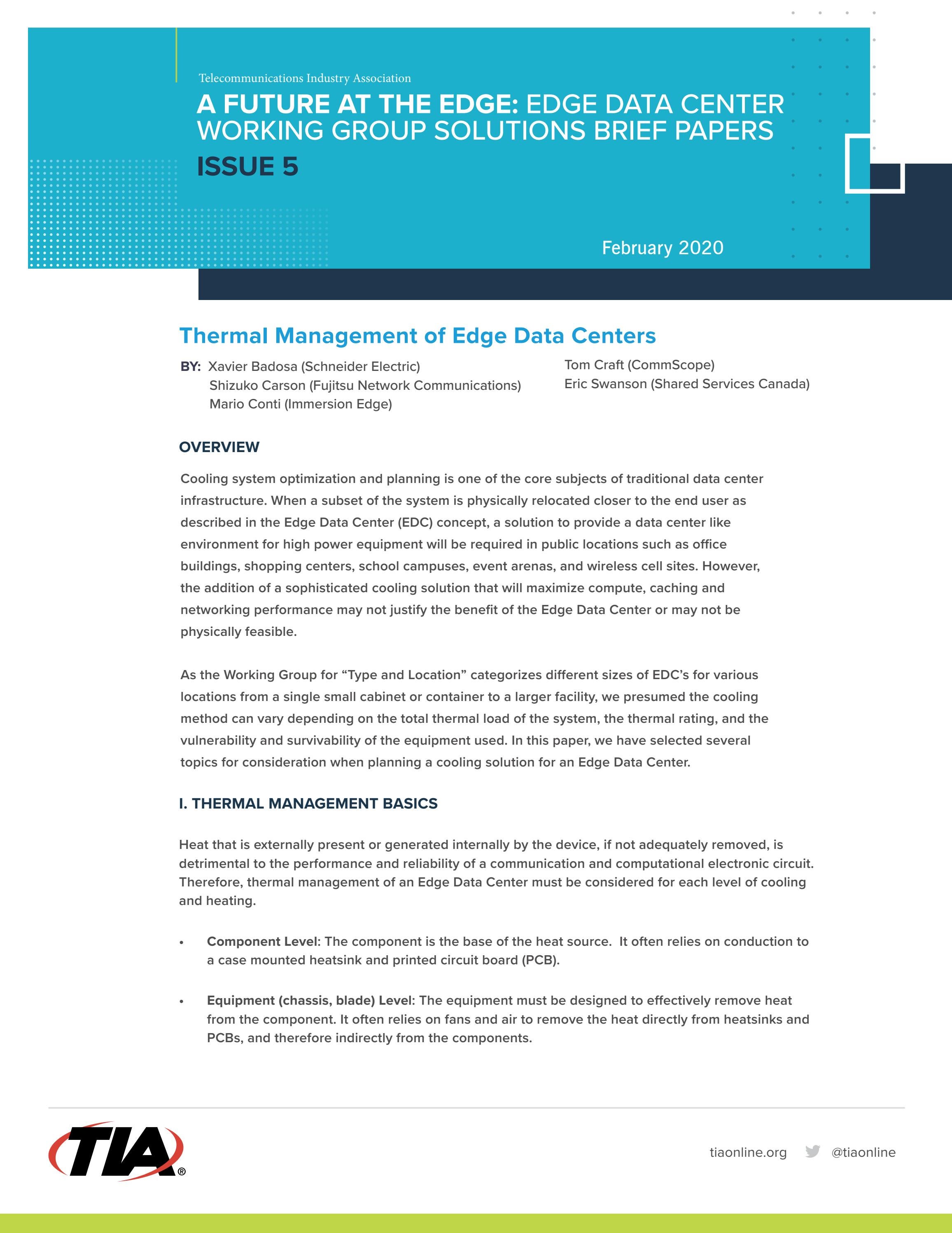 Thermal Management of Edge Data Centers by Raptor Power Systems - Issuu