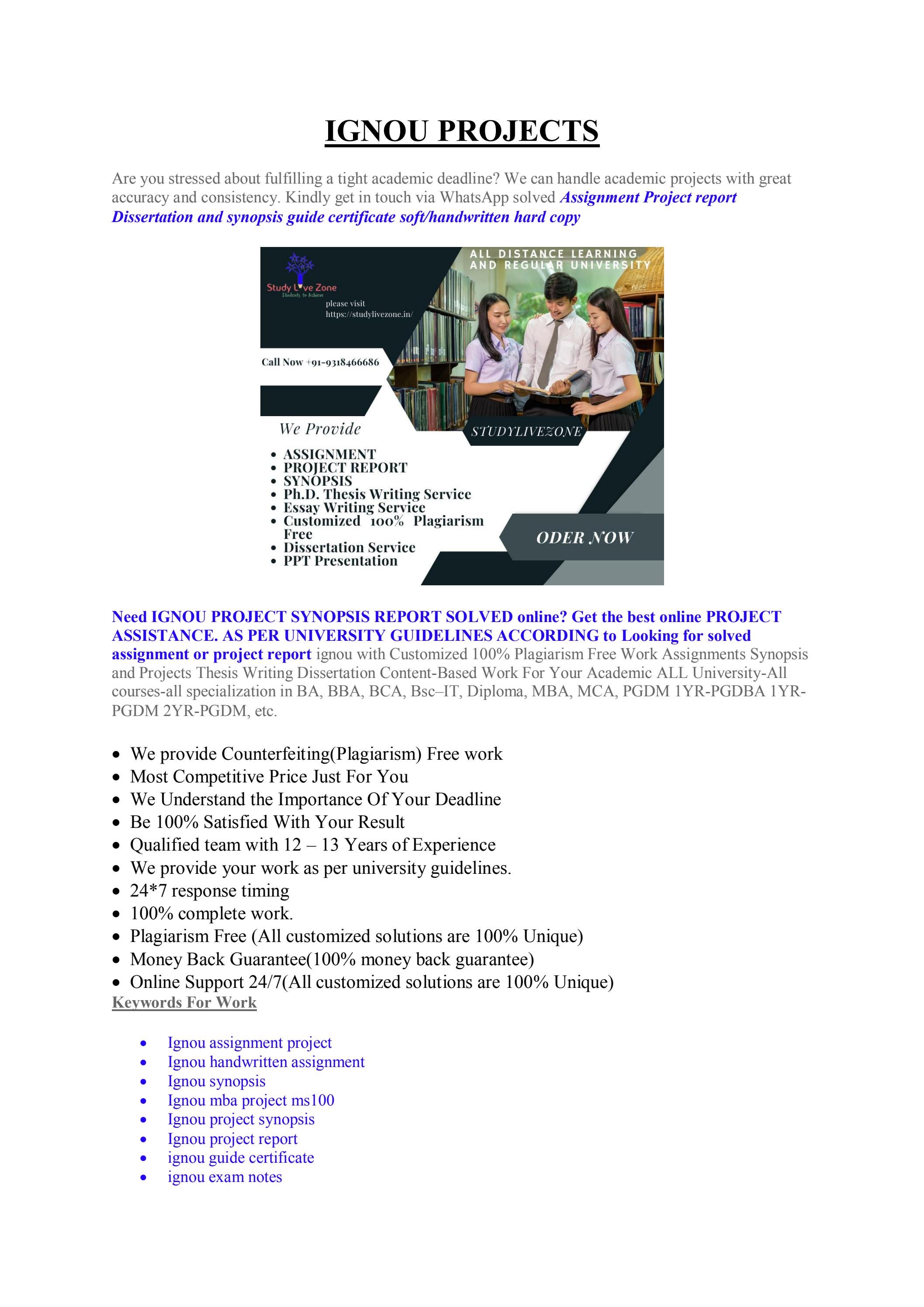 ignou hand written assignment by Studylivezone - Issuu