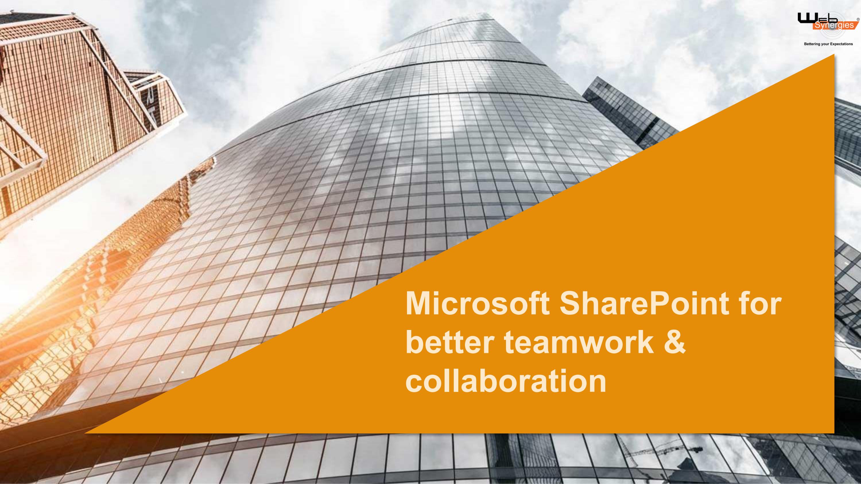 Microsoft SharePoint for better teamwork & collaboration by brayden t ...