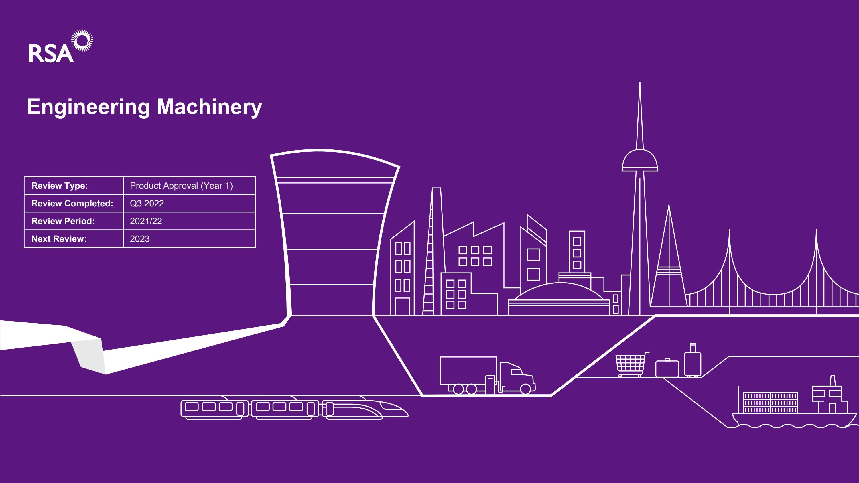 RSA Engineering Machinery Insurance Fair Value Assessment Dec 2022 by Belinda Thorpe - Issuu