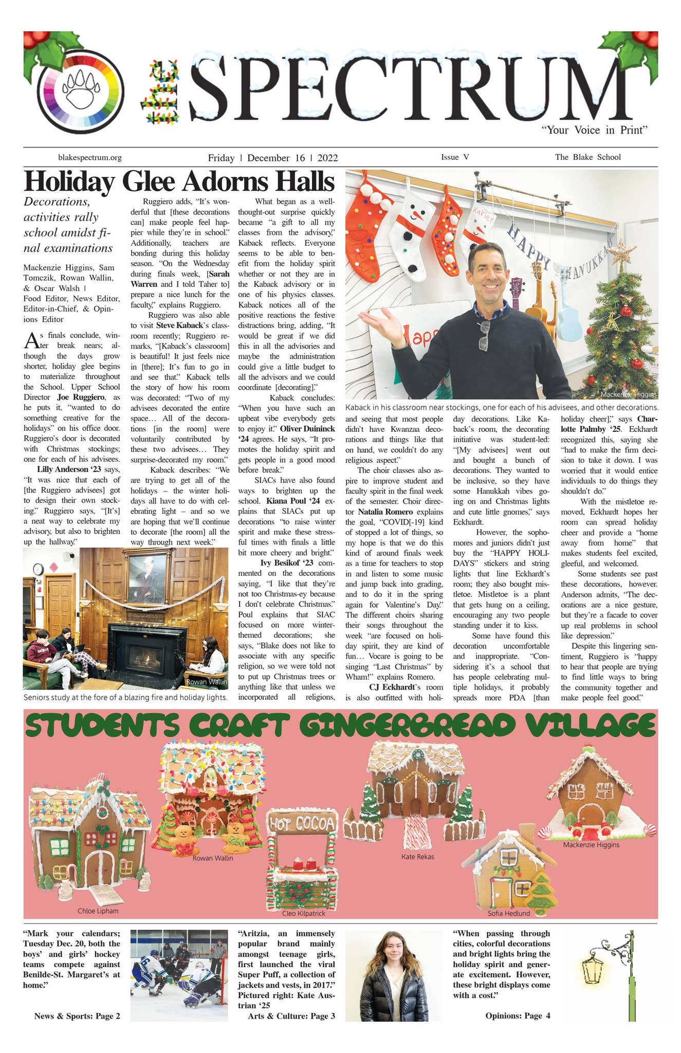 The Spectrum Newspaper December 2022 by Spectrum Newspaper - Issuu