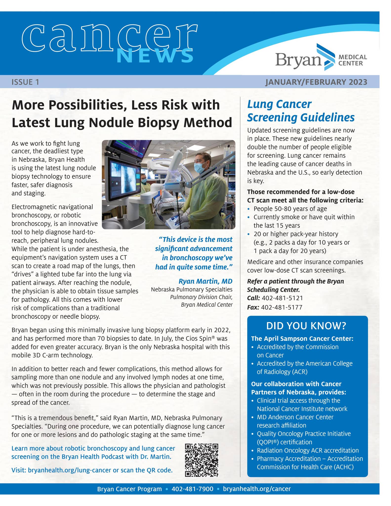 Cancer News | January/February 2023 by Bryan Health - Issuu