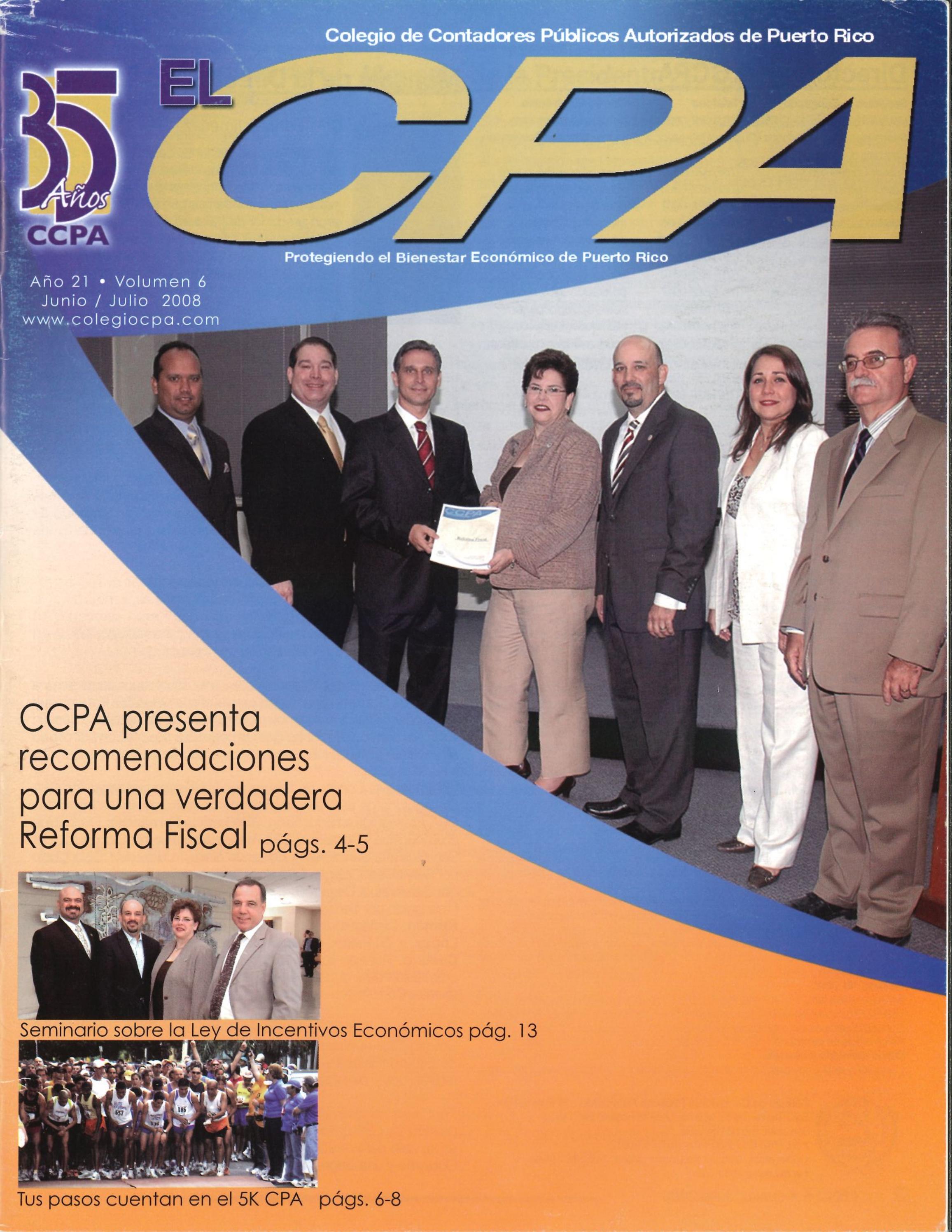 Revista El CPA (Junio - Julio 2008) by Colegio de CPA PR - Issuu