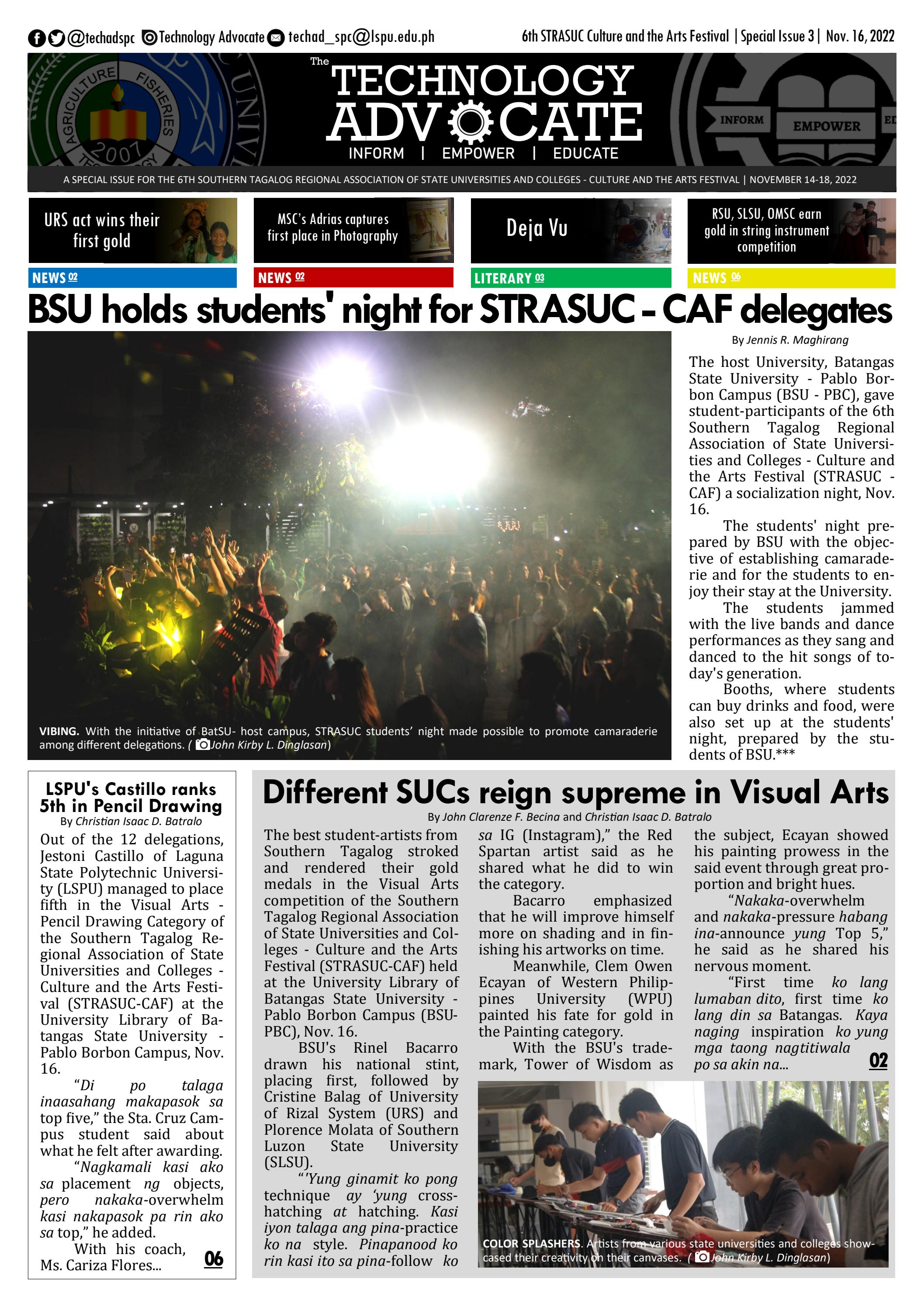 The Technology Advocate (6th STRASUC-CAF Issue 3) by Technology ...