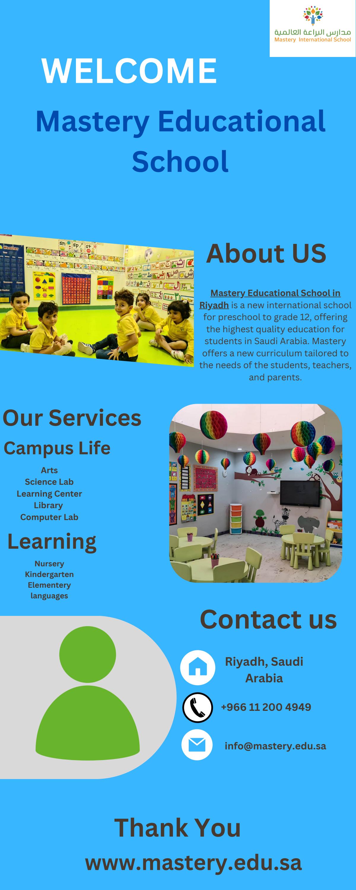 Mastery Educational School in Riyadh by Mastery Edu - Issuu