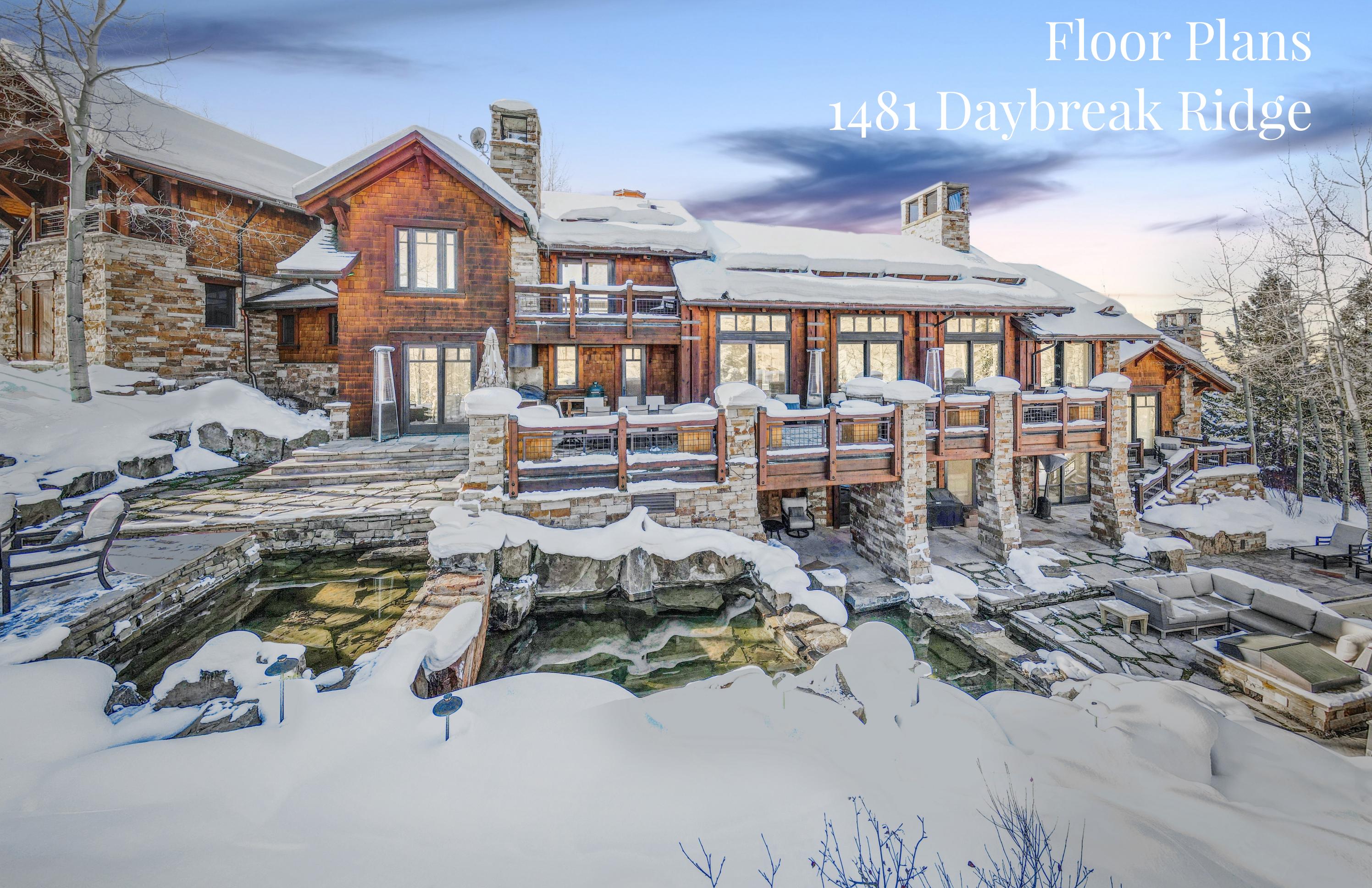 1481 Daybreak Ridge | Bachelor Gulch, Colorado | Floor Plans by David ...