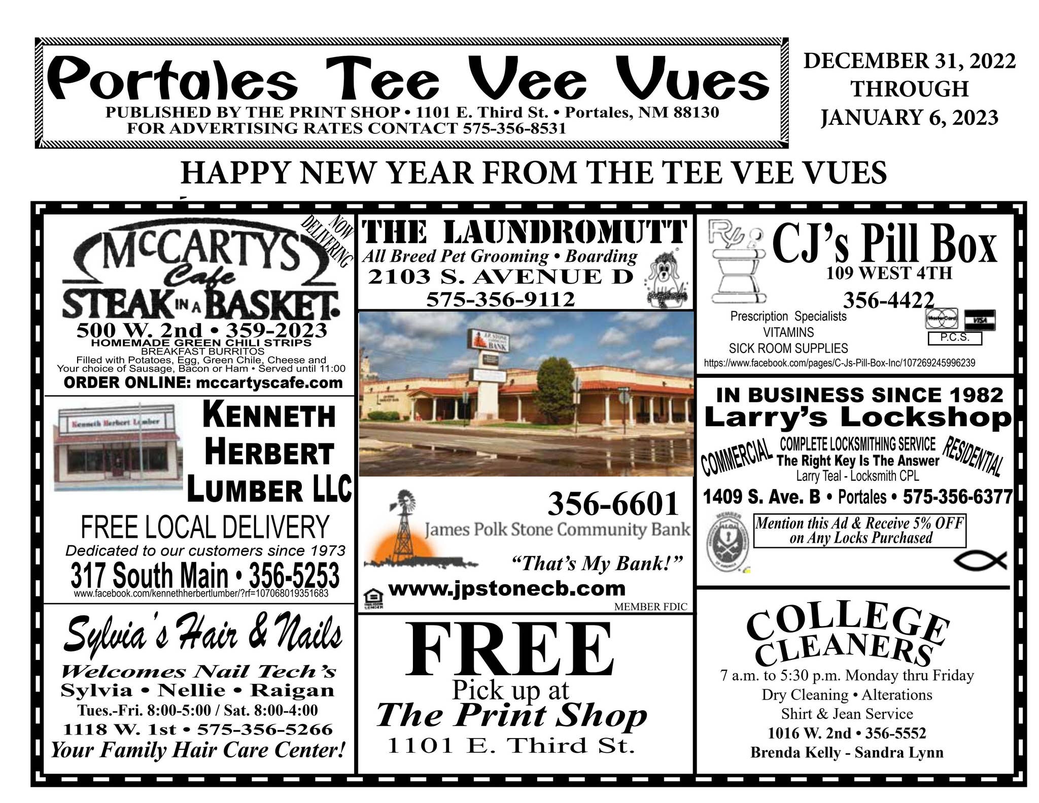 Tee Vee Vues December 31 2022 by Thin Air Web - Issuu