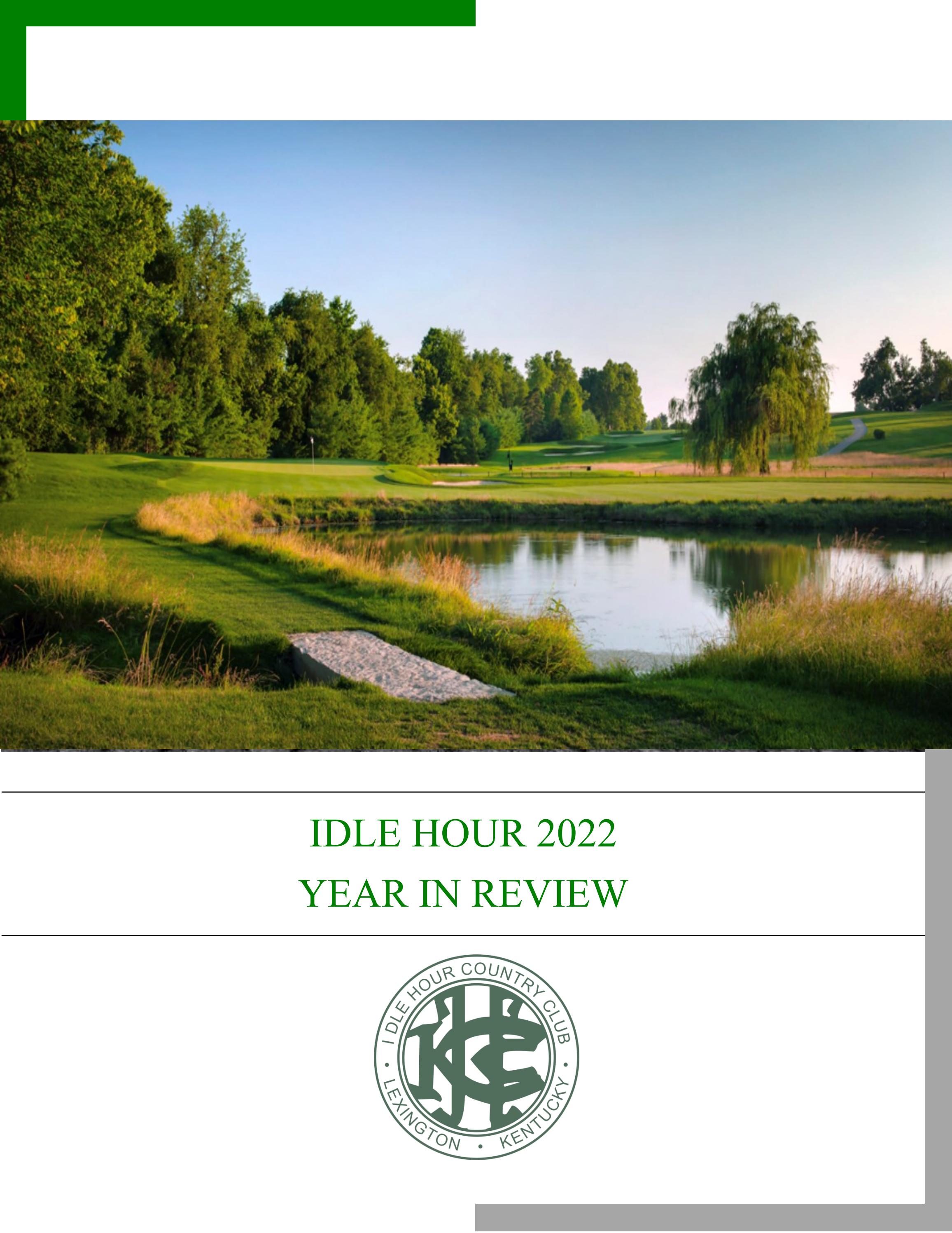 Year in Review TEST by Idle Hour CC - Issuu