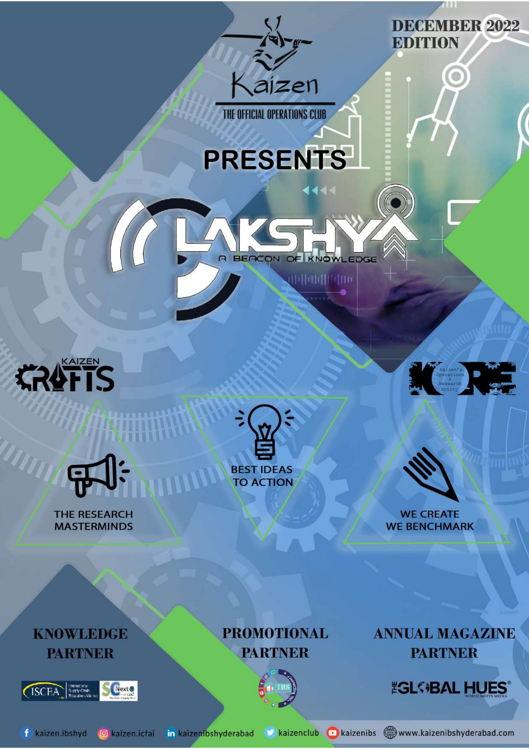 LAKSHYA- A BEACON OF KNOWLEDGE, DECEMBER EDITION 2022 by KORE.IBS - Issuu