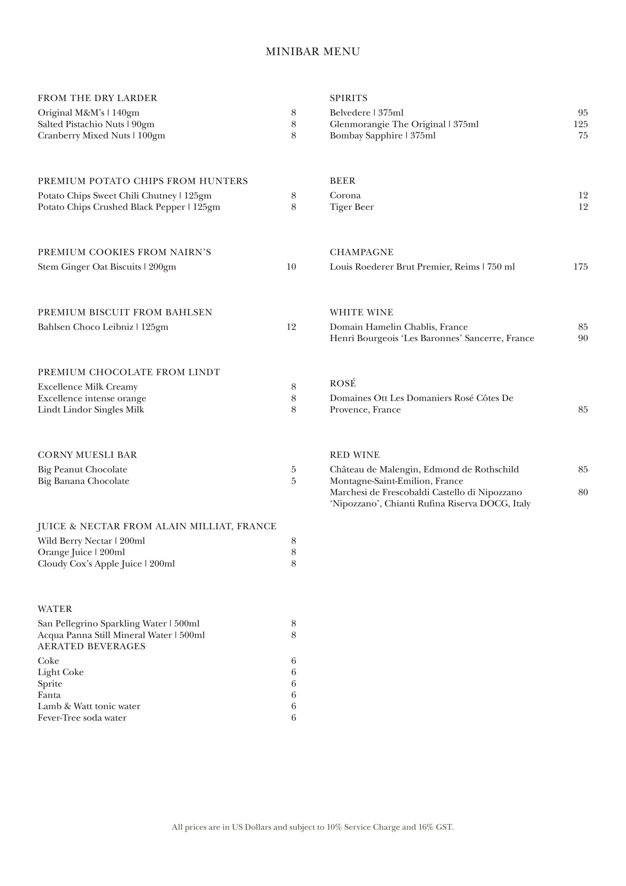 InterContinental Maldives_Mini Bar by InterContinental Maldives - Issuu