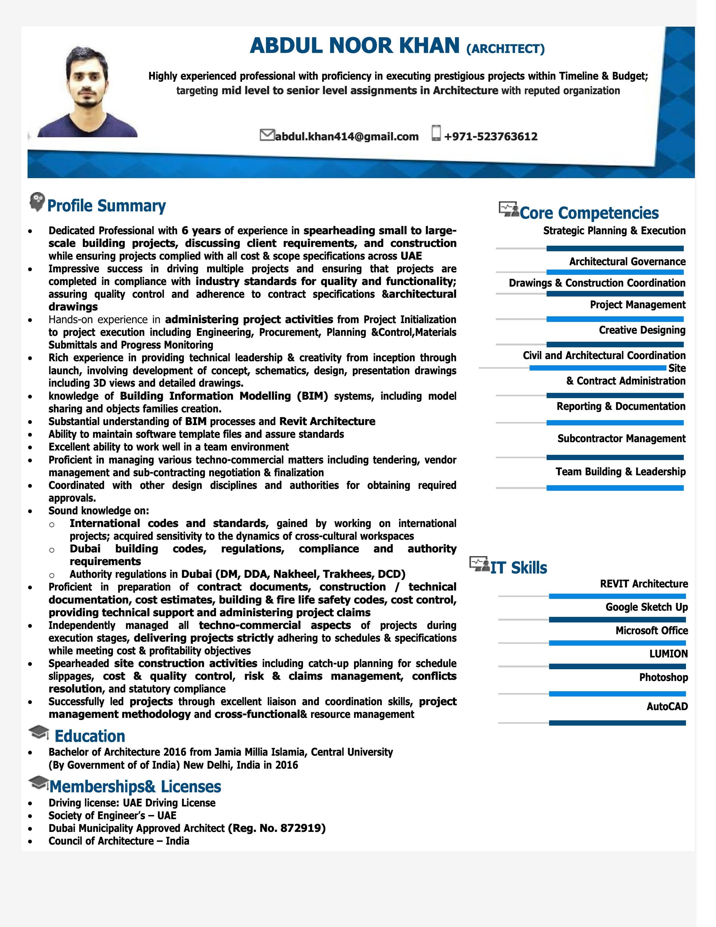 CV- AR ABDUL NOOR KHAN by abdul noor - Issuu