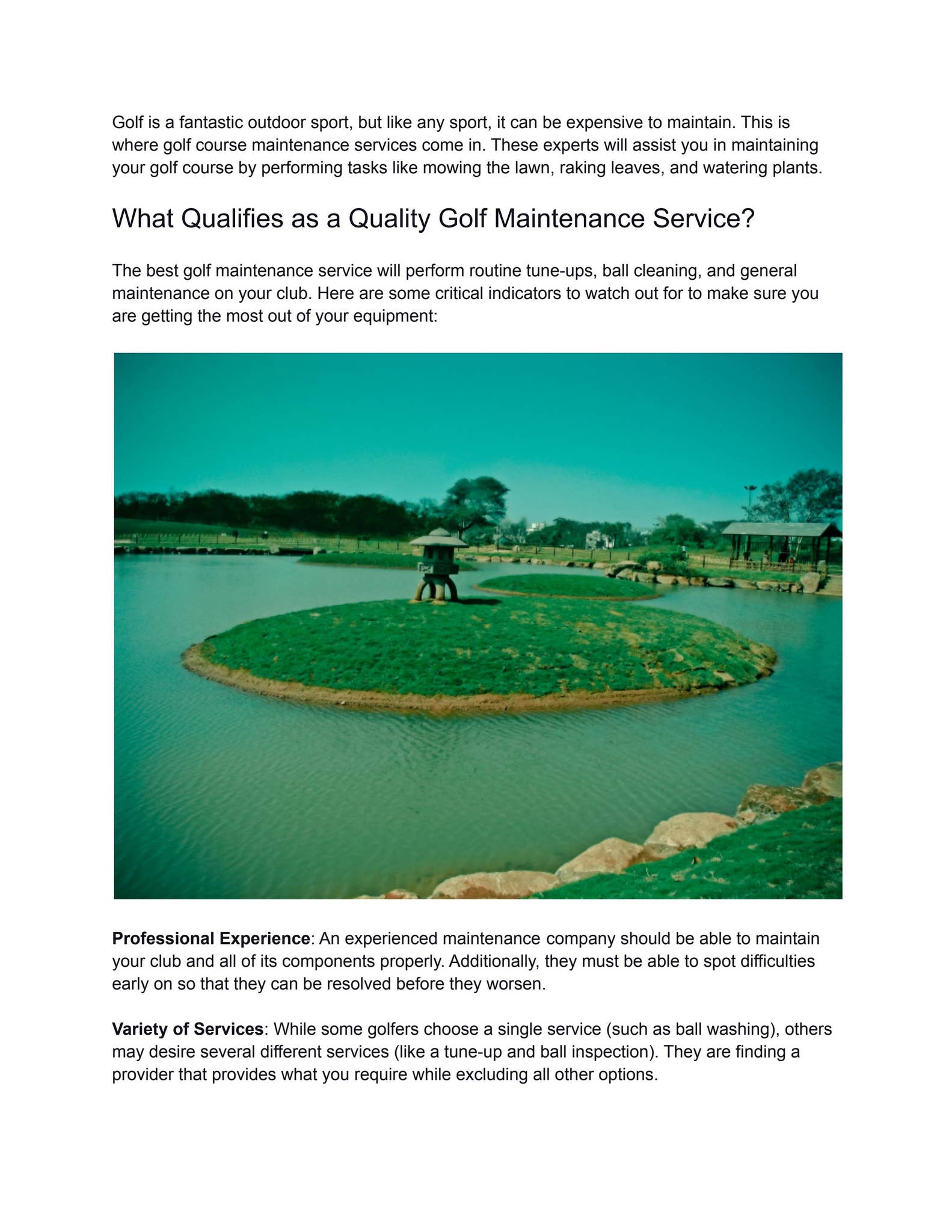 How to Choose the Best Golf Maintenance Company for Your Club? by ...