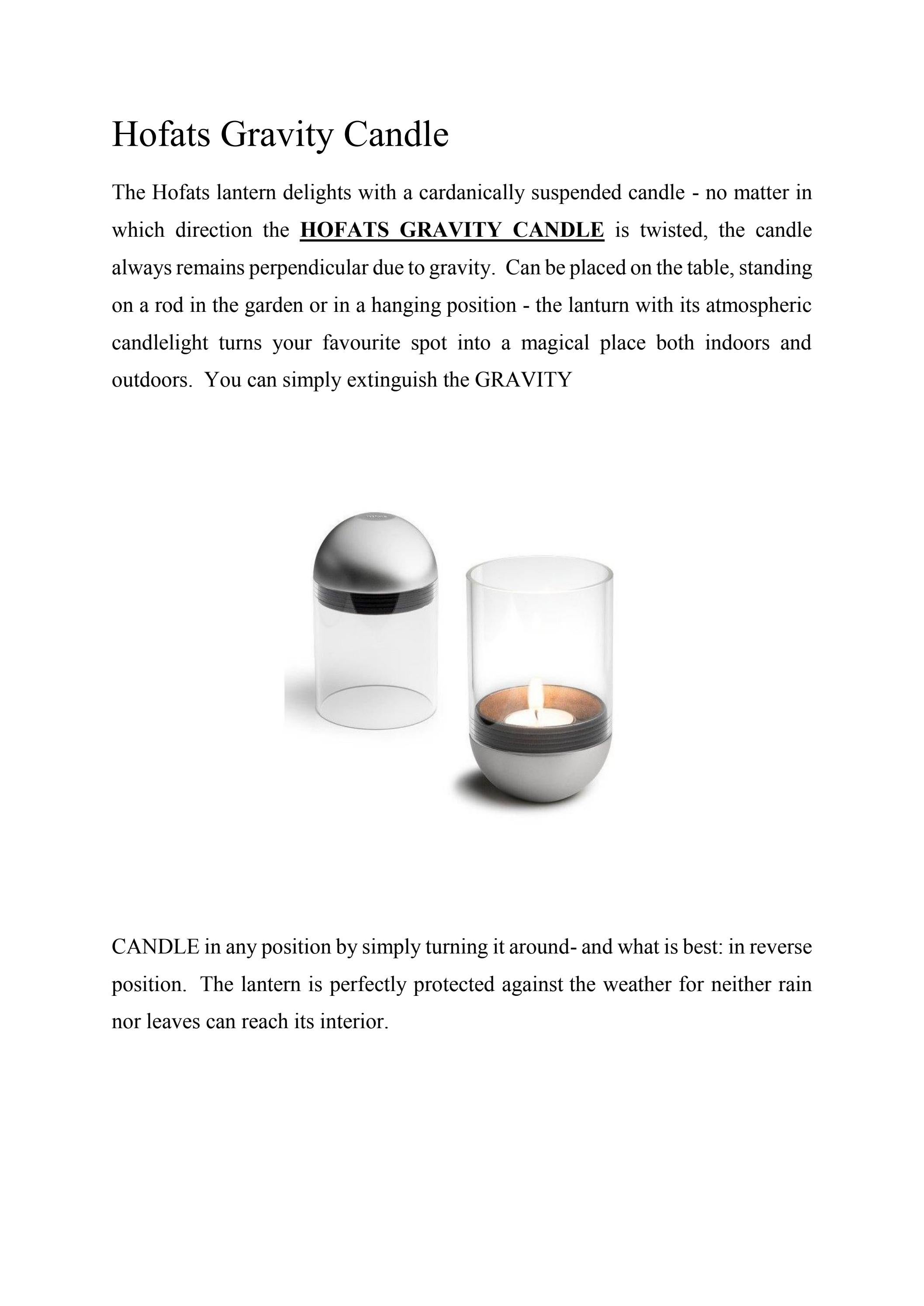 Hofats Gravity Candle by Coba_grills - Issuu