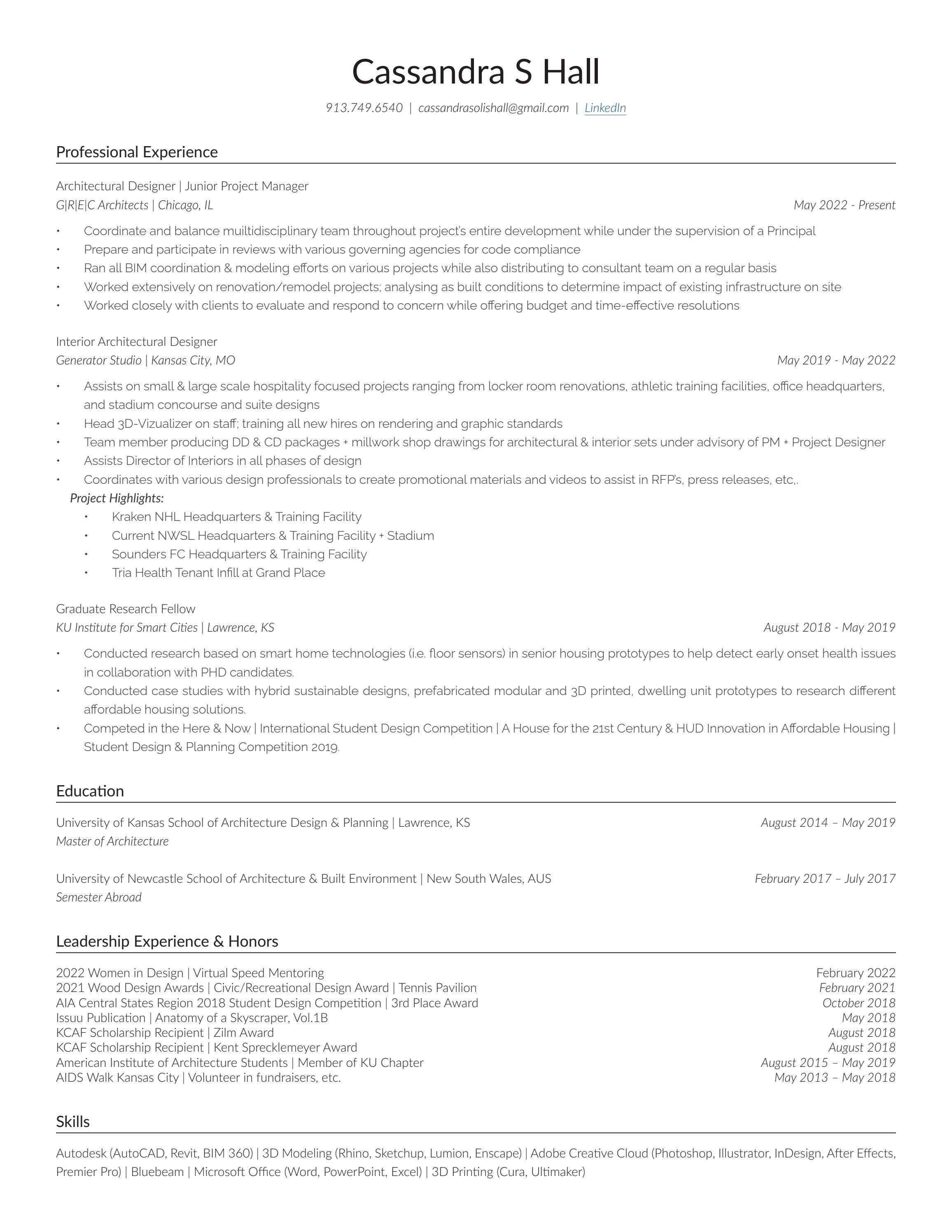 Cassandra Hall Resume by Cassandra S Hall - Issuu
