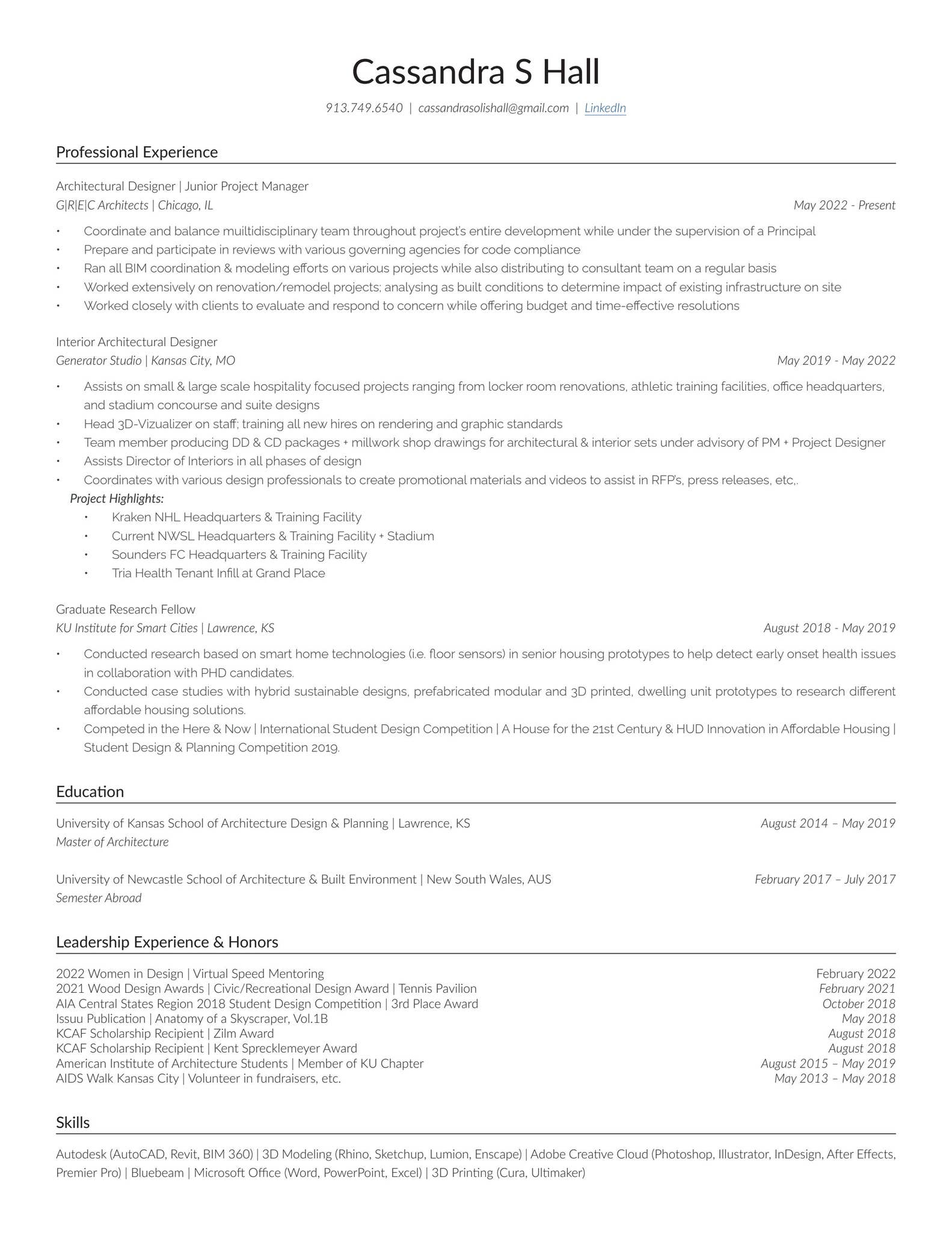 Cassandra Hall Resume by Cassandra S Hall - Issuu