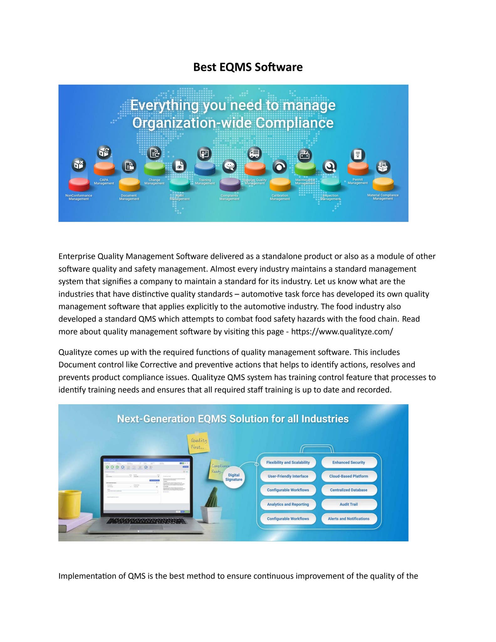 CAPA Management Software - Qualityze by Qualityze - Issuu