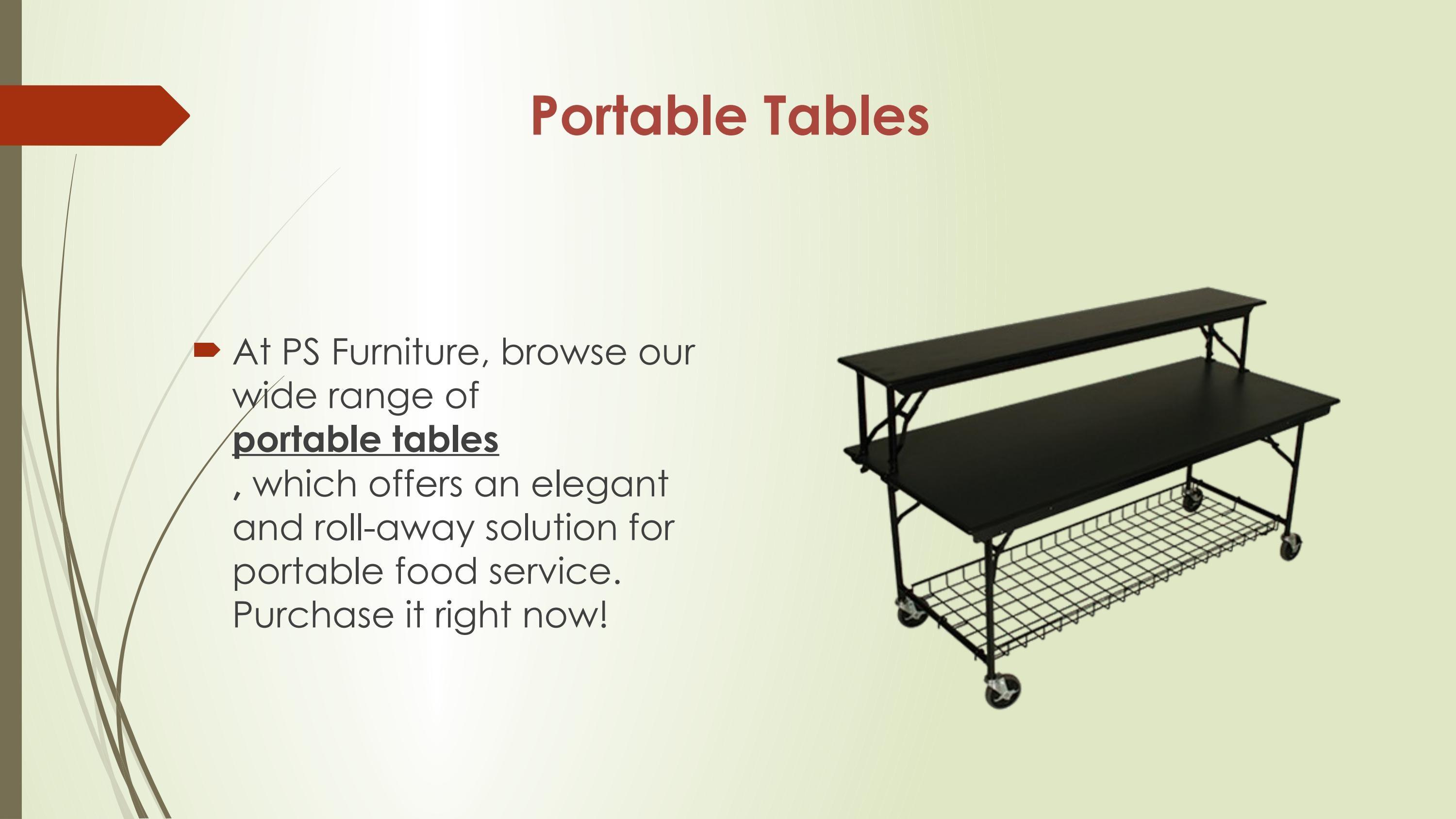 Portable Tables by PS Furniture - Issuu