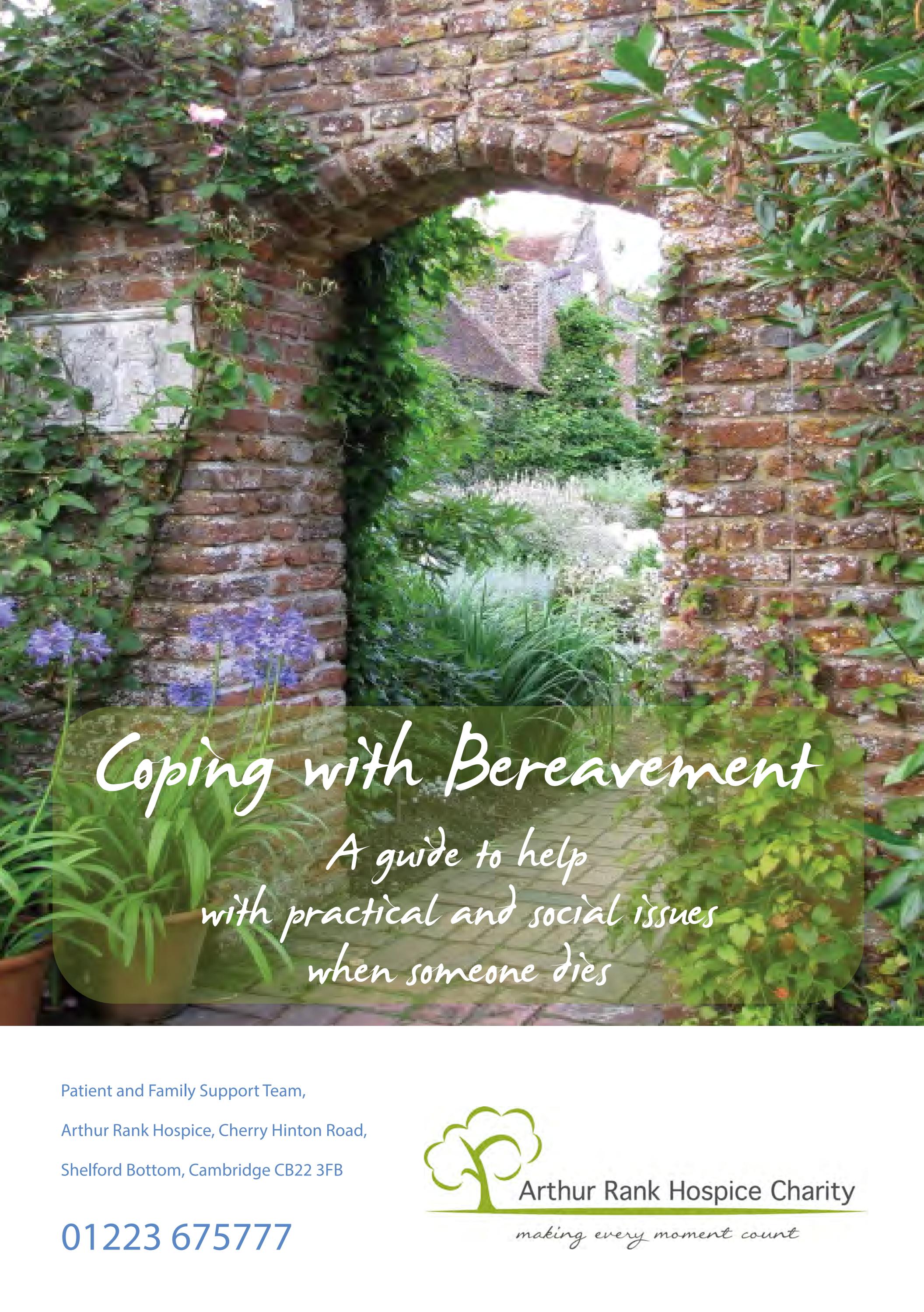 Arthur Rank Hospice Bereavement Booklet by bereavementadvice - Issuu