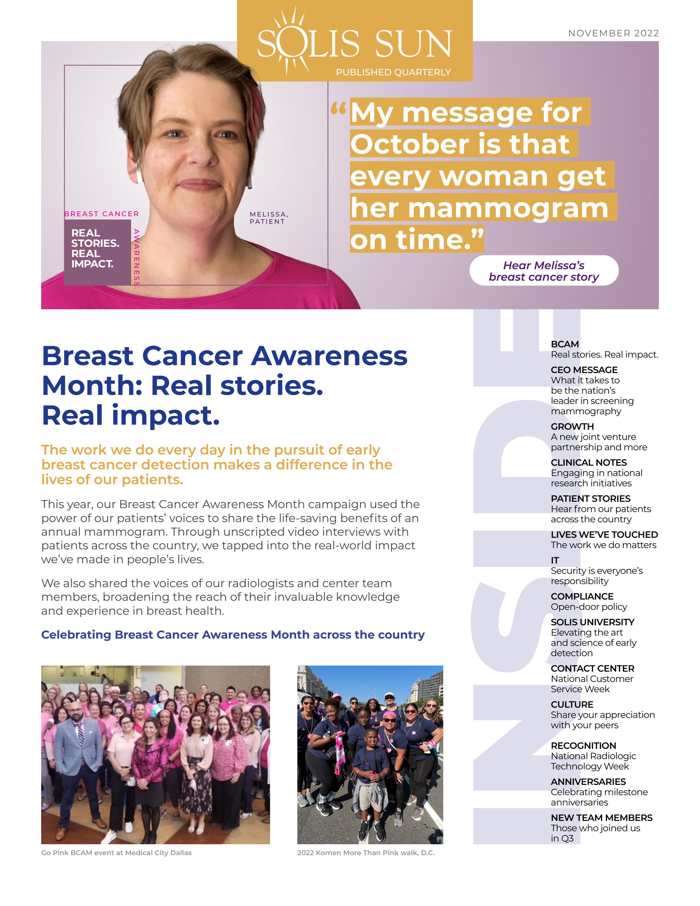 Solis Sun - November 2022 by solis-mammography - Issuu