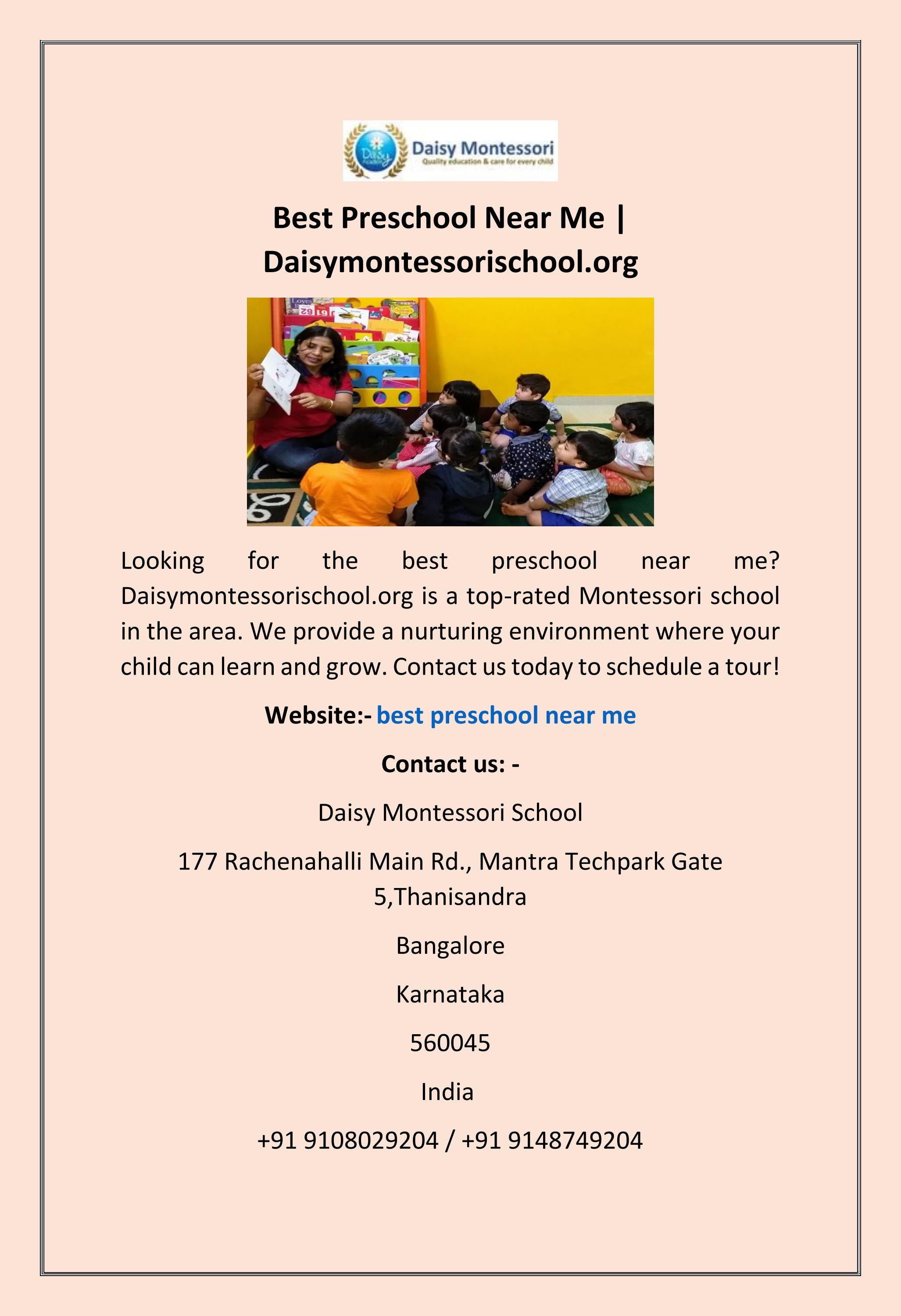 Best Preschool Near Me Daisymontessorischool By Daisy Montessori best-preschool-near-me-daisymontessorischool-by-daisy-montessori