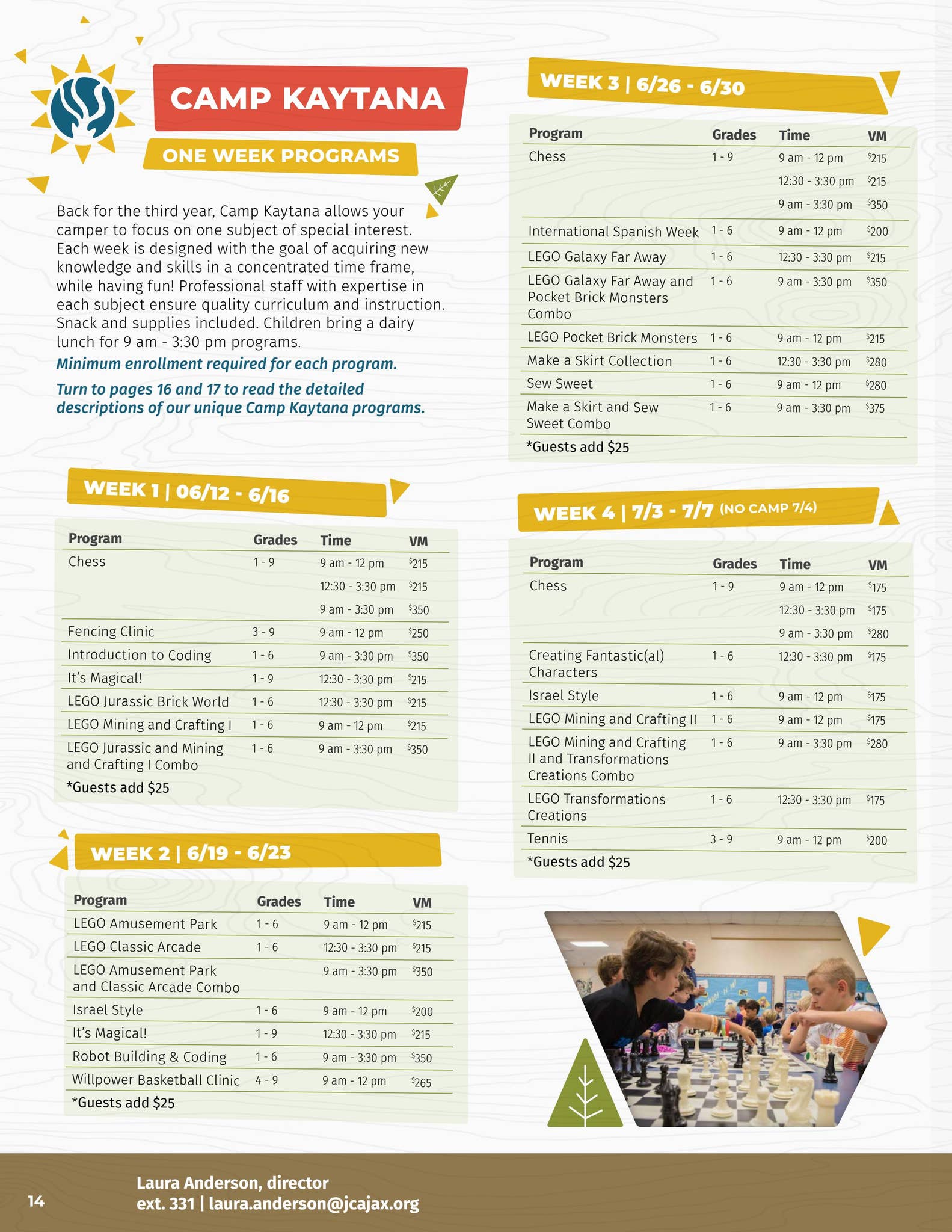 2023 JCA Summer Camp Brochure by JCAJacksonville - Issuu