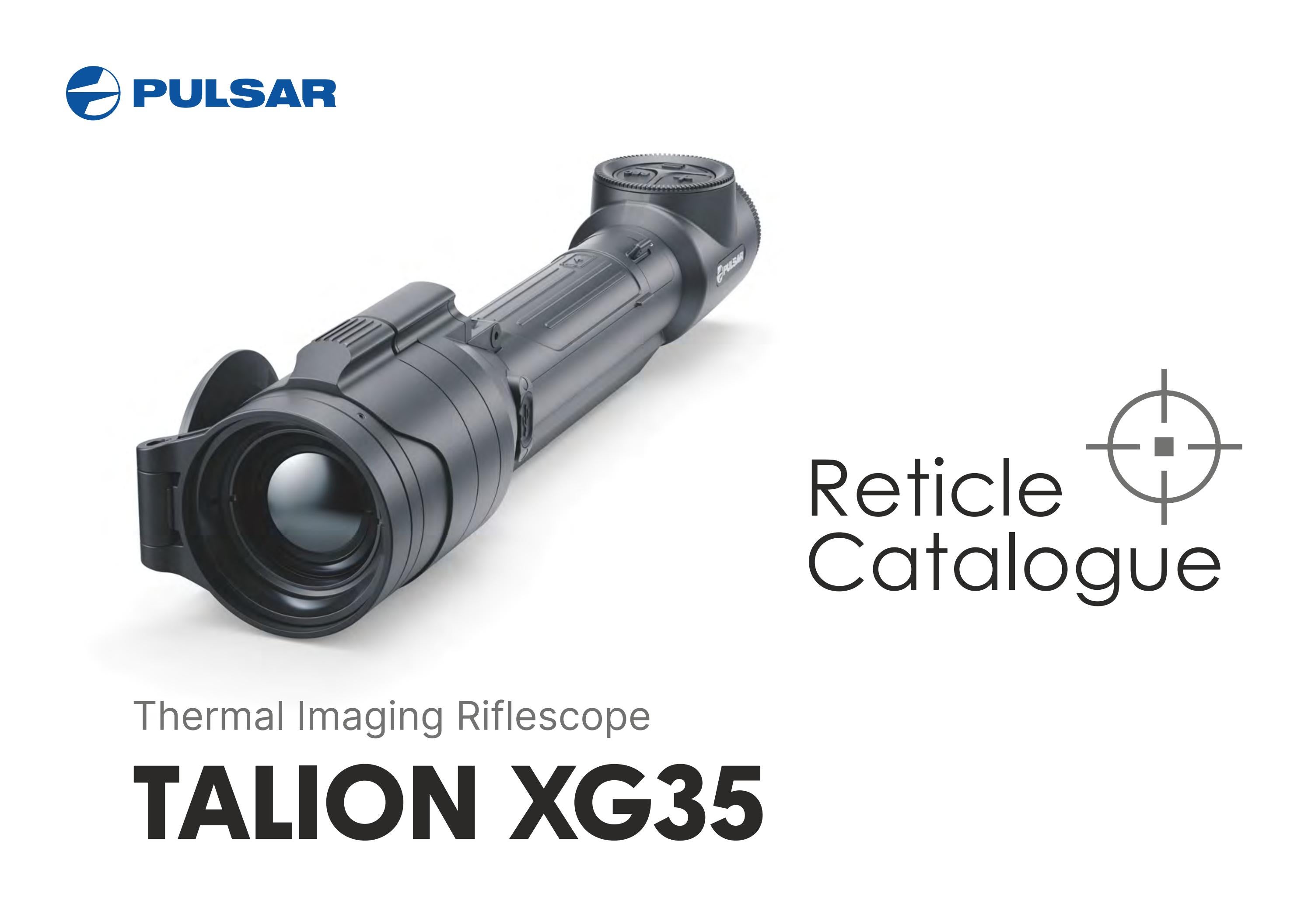 Talion XG35 Thermal Imaging Riflescope | Reticle Catalogue by Yukon ...