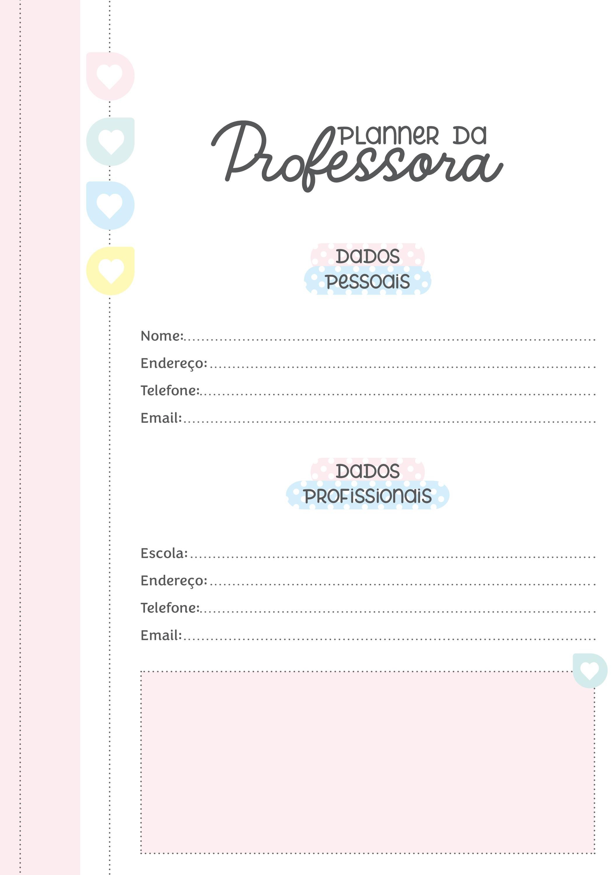 planner professora by Daniella Personalizado - Issuu