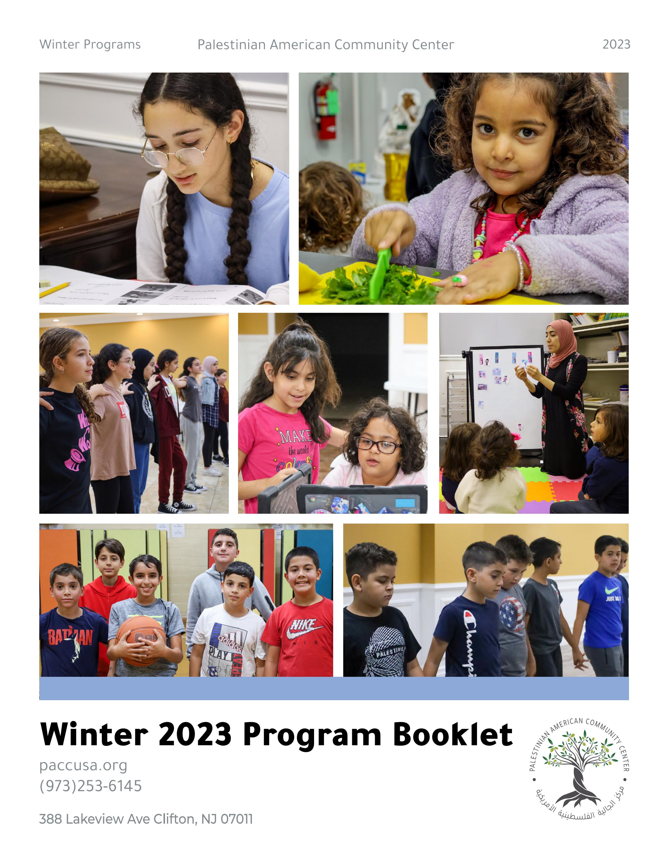 Winter 2023 Program Booklet by paccusa - Issuu