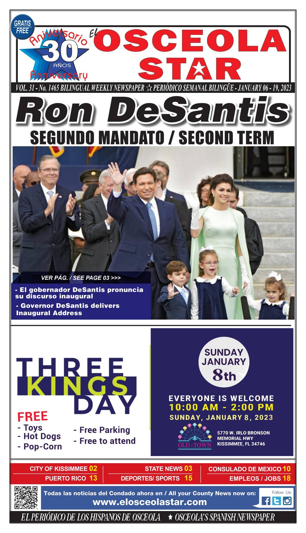 Edition 1465 - El Osceola Star Newspaper - January 06-19,2023 by El ...