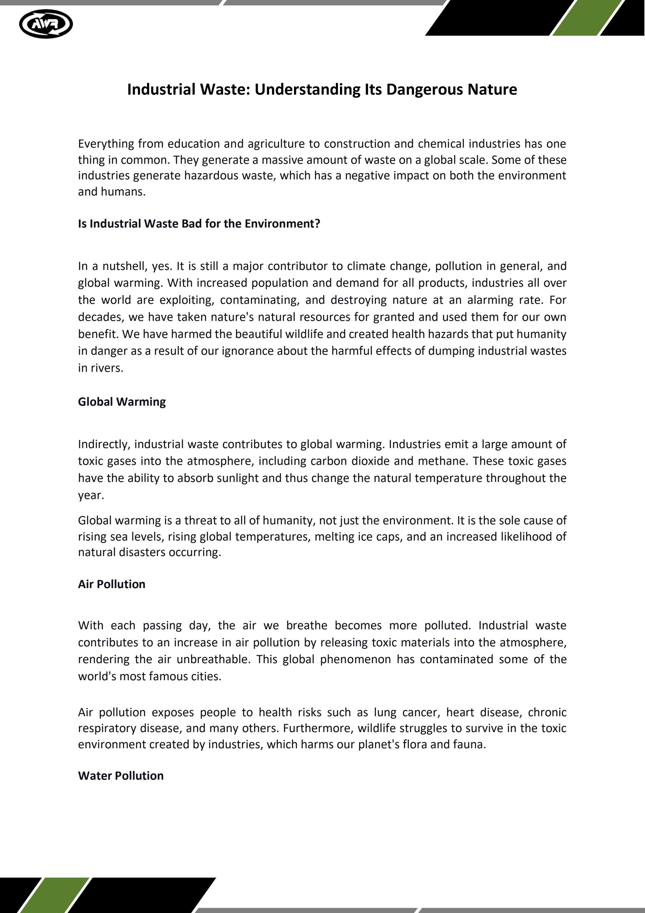 Industrial Waste by recyclingcentre - Issuu