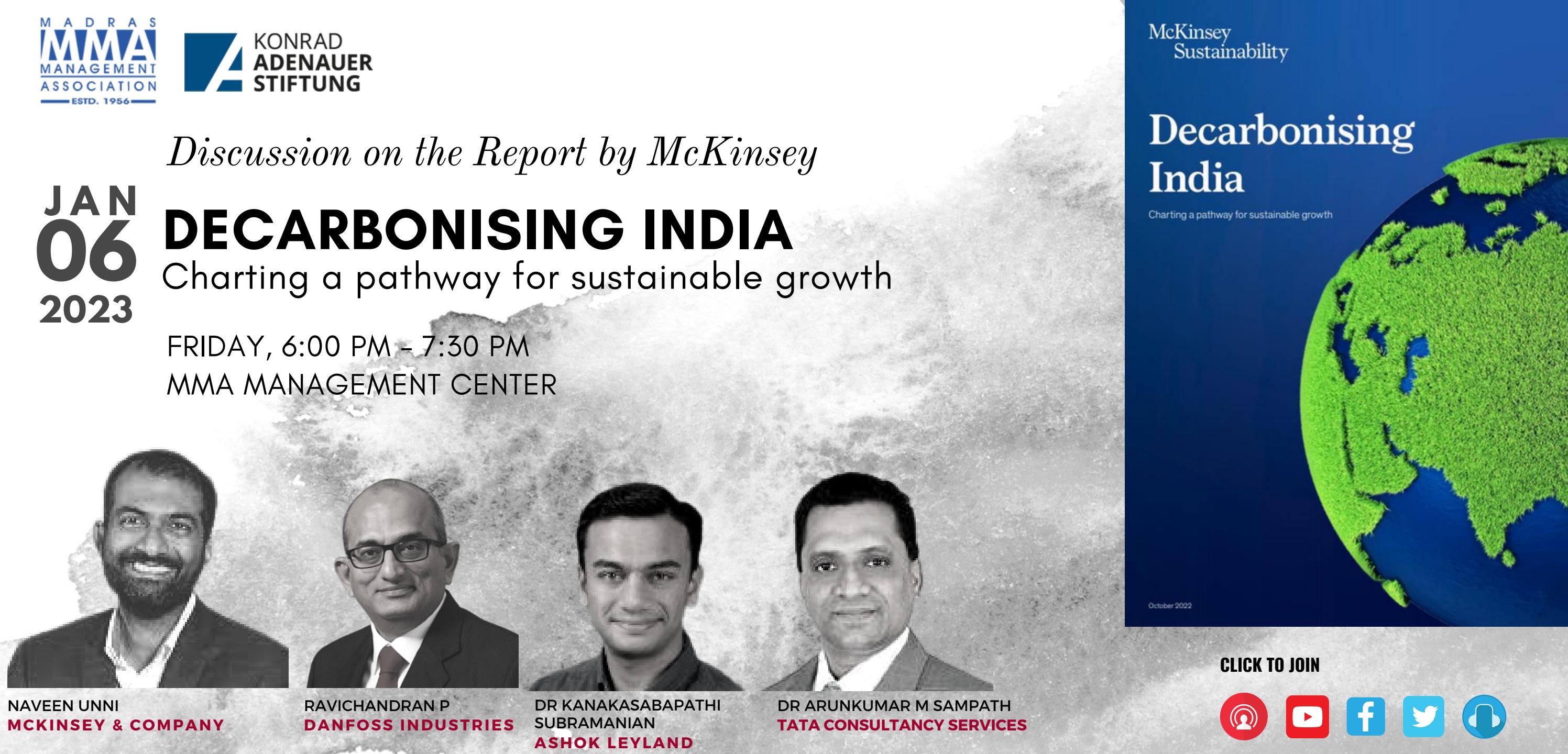 Decarbonising India - 6 Jan 2023 by Madras Management Association - Issuu