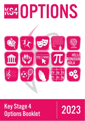Year 9 Options Booklet 2023 by Schudio - Issuu
