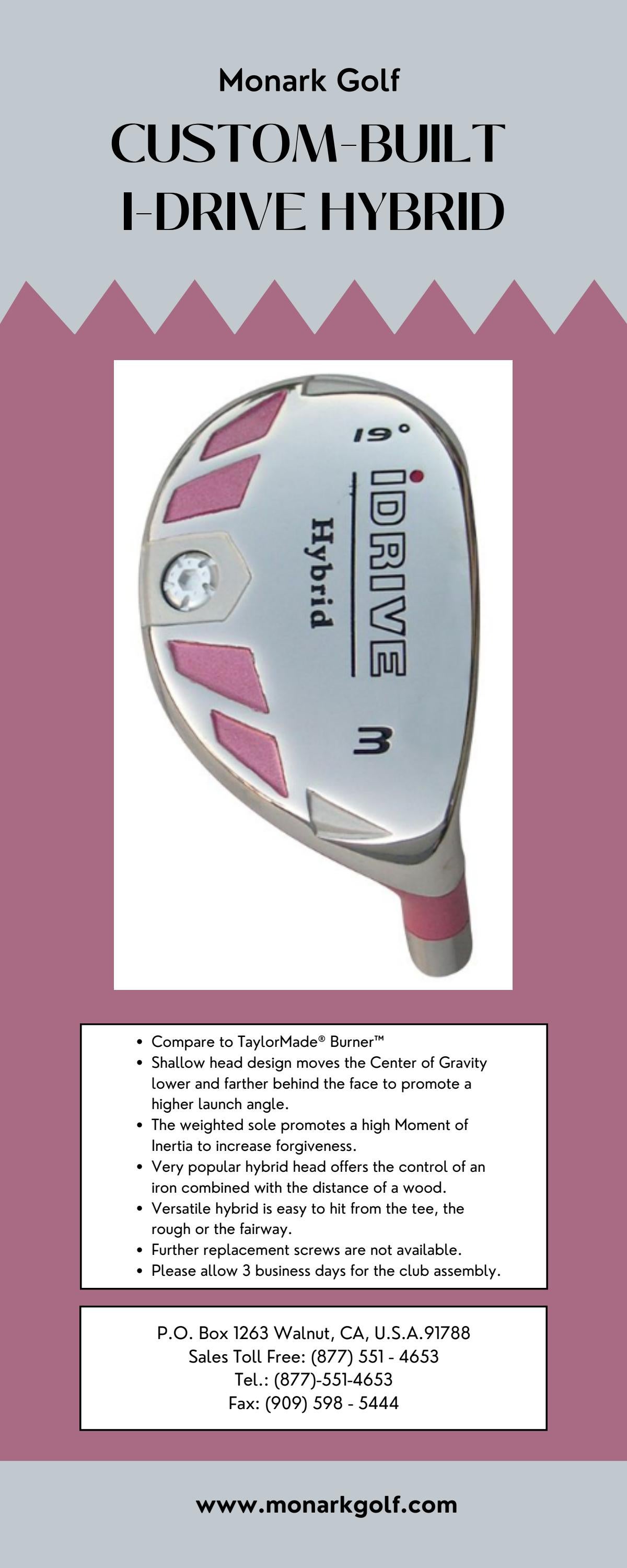 Custom-Built Pink Driver Head by MONARK GOLF SUPPLY INC - Issuu
