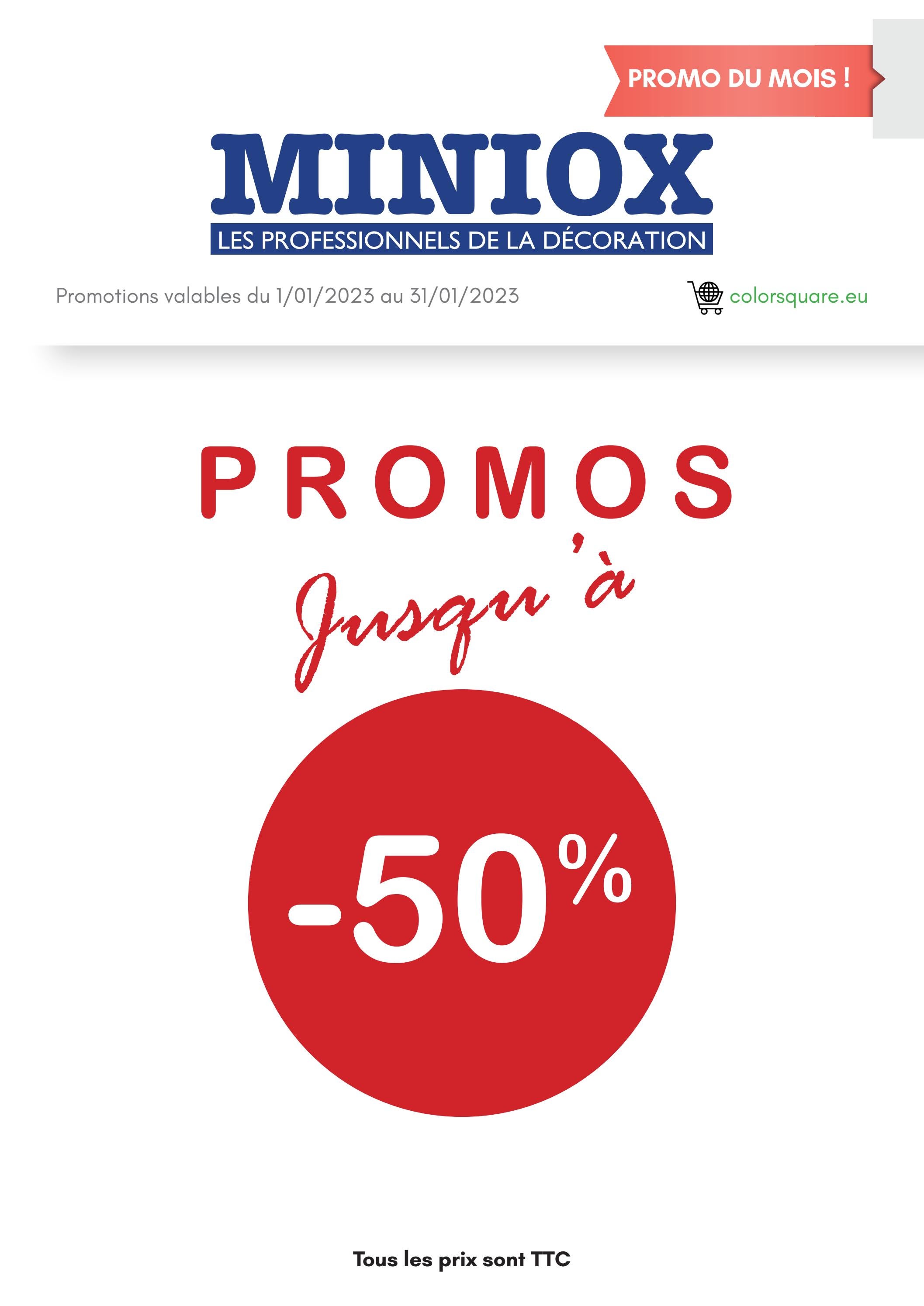 Folder Promos Janvier 2023 by MINIOX - Issuu