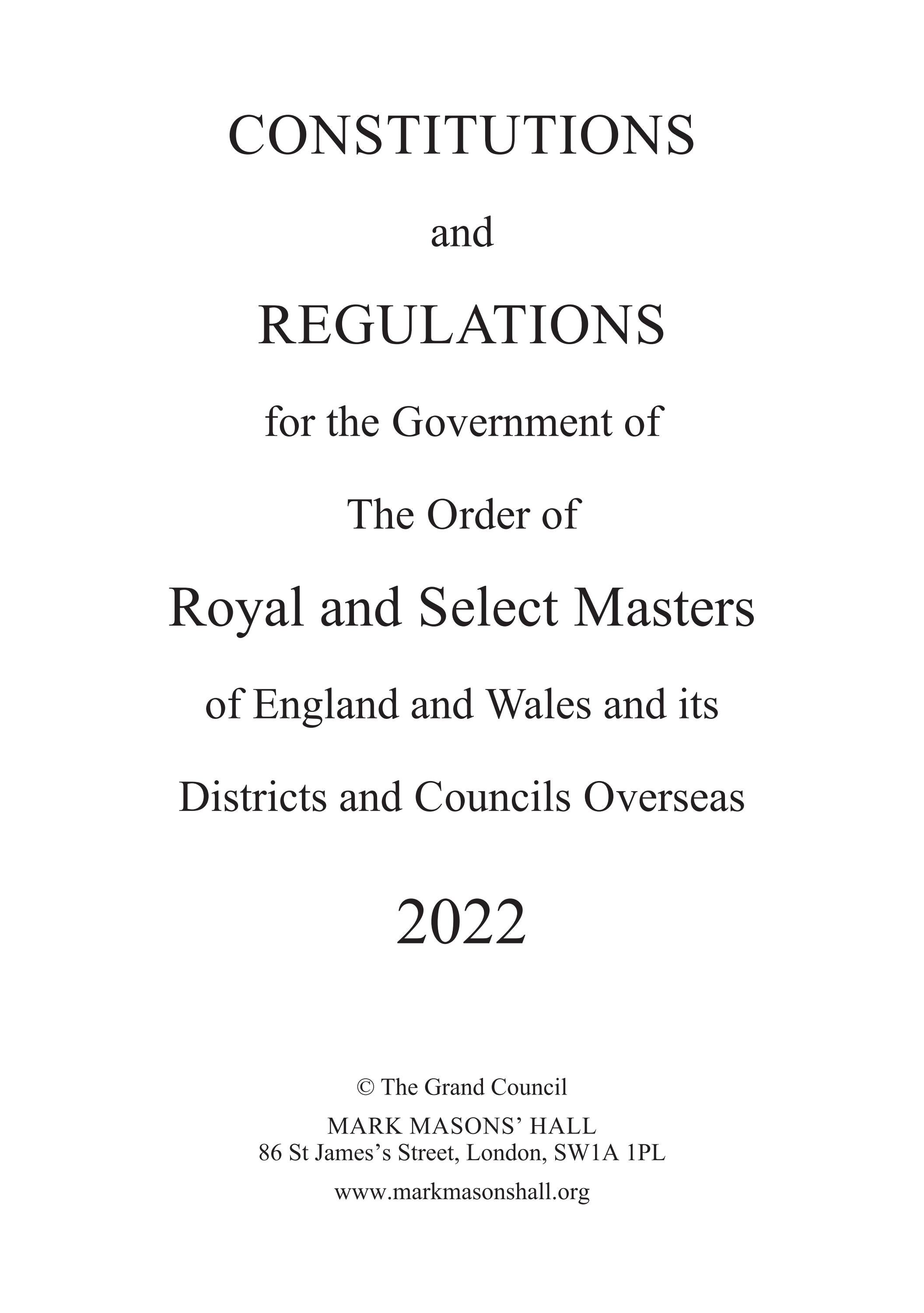 Royal and Select Masters 2022 by MarkMasonsHall - Issuu