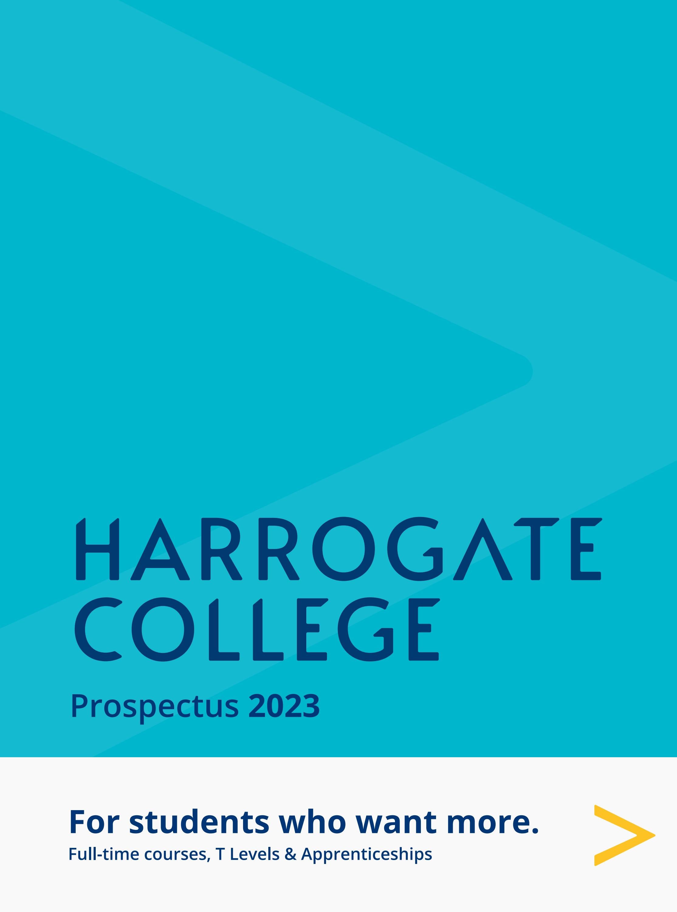 Harrogate College FE Prospectus 2023 by Luminate Education Group - Issuu
