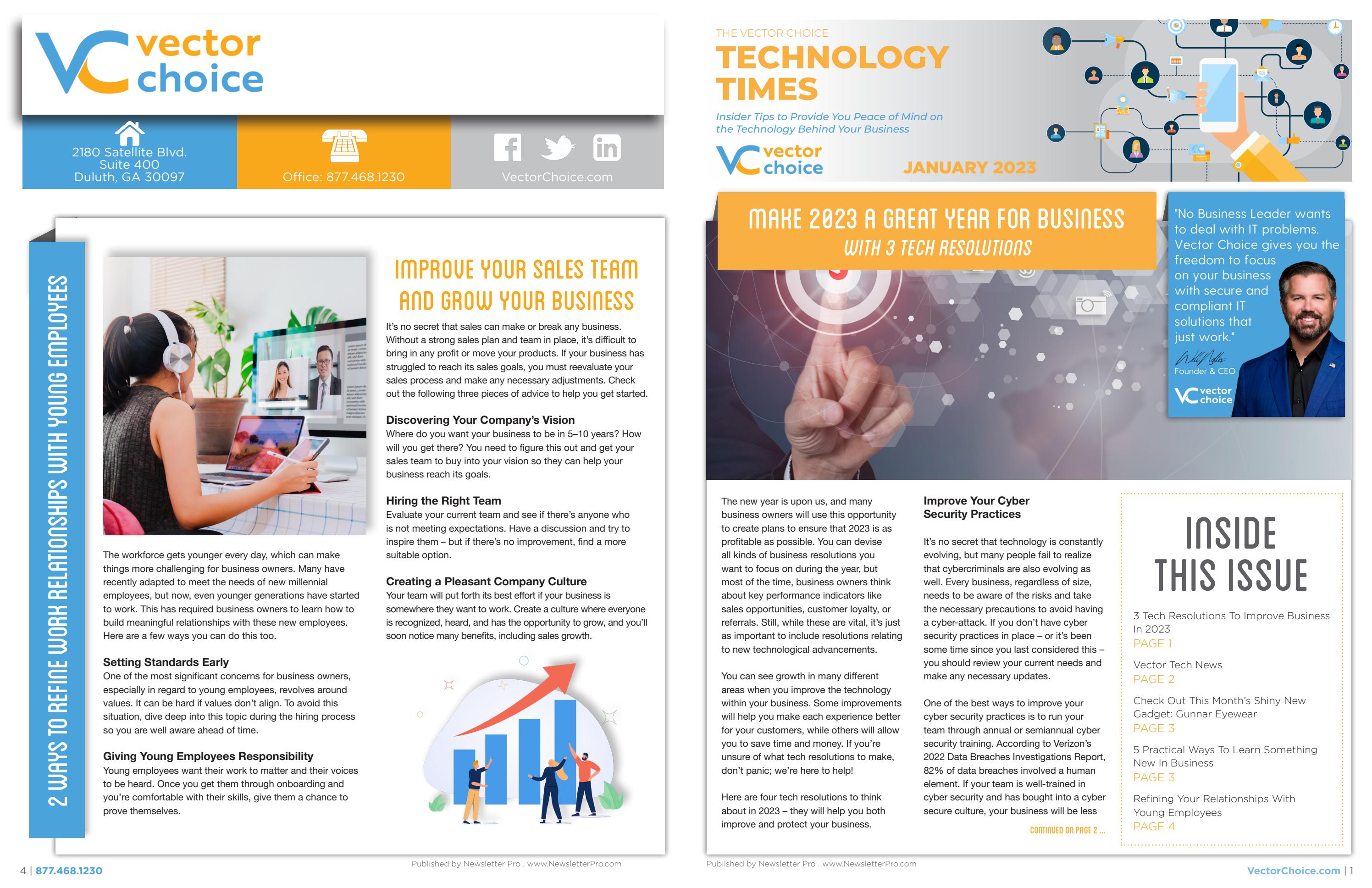 Vector Choice Newsletter January 2023 by Vector Choice Technology ...