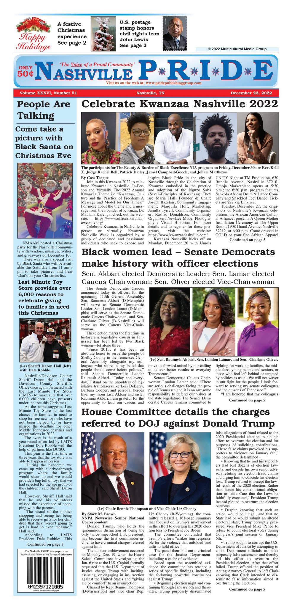 Nashville PRIDE December 23, 2022 by Nashville Pride Newspaper - Issuu