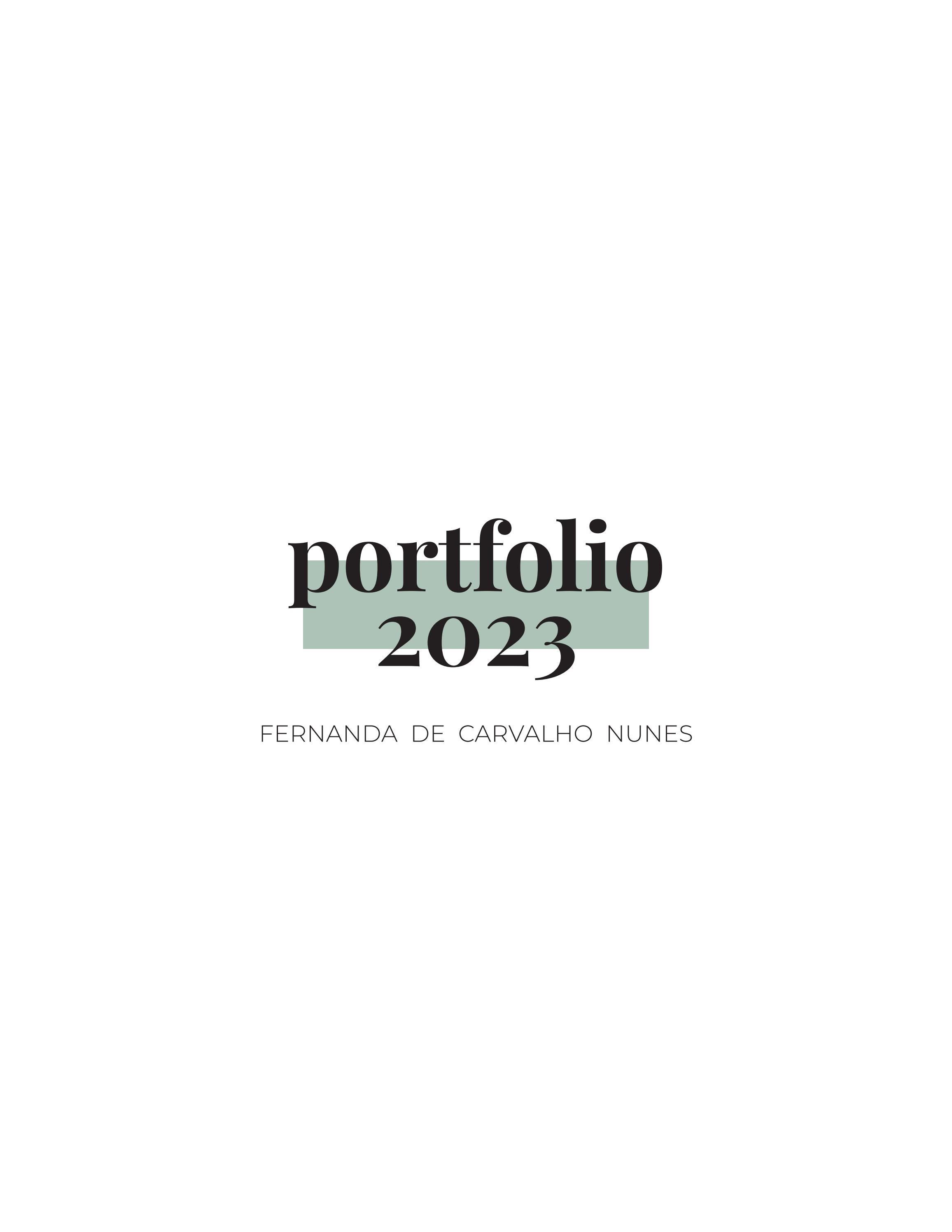 MLA Portfolio 2023 - Fernanda de Carvalho Nunes by Fernanda de Carvalho ...