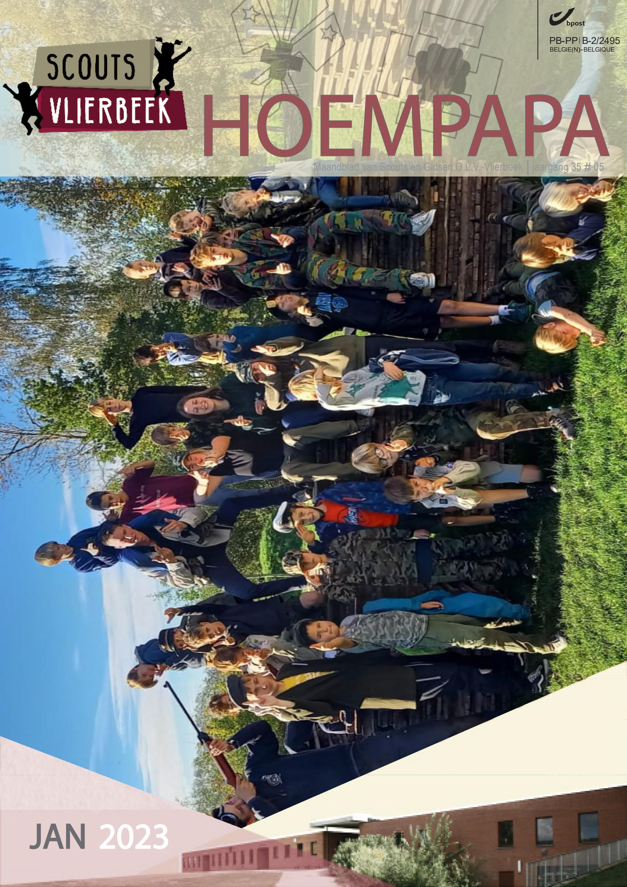 Hoempapa Januari 2023 by Scouts Vlierbeek - Issuu
