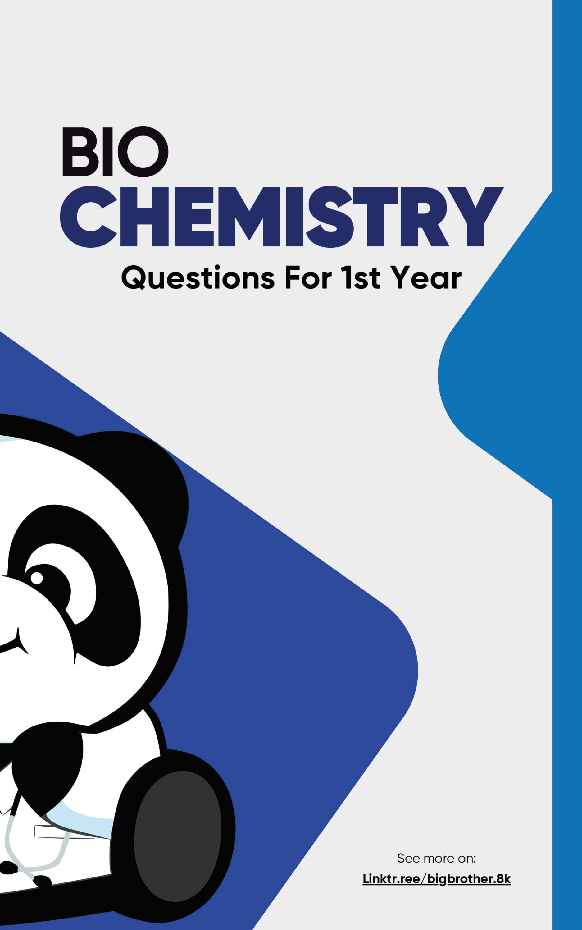 BigBrother Biochemistry Questions Book by Big Brother - Issuu