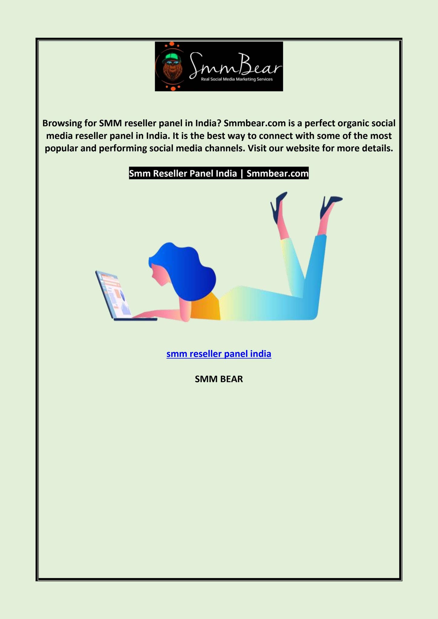 Smm Reseller Panel India | Smmbear.com by smmbear1 - Issuu