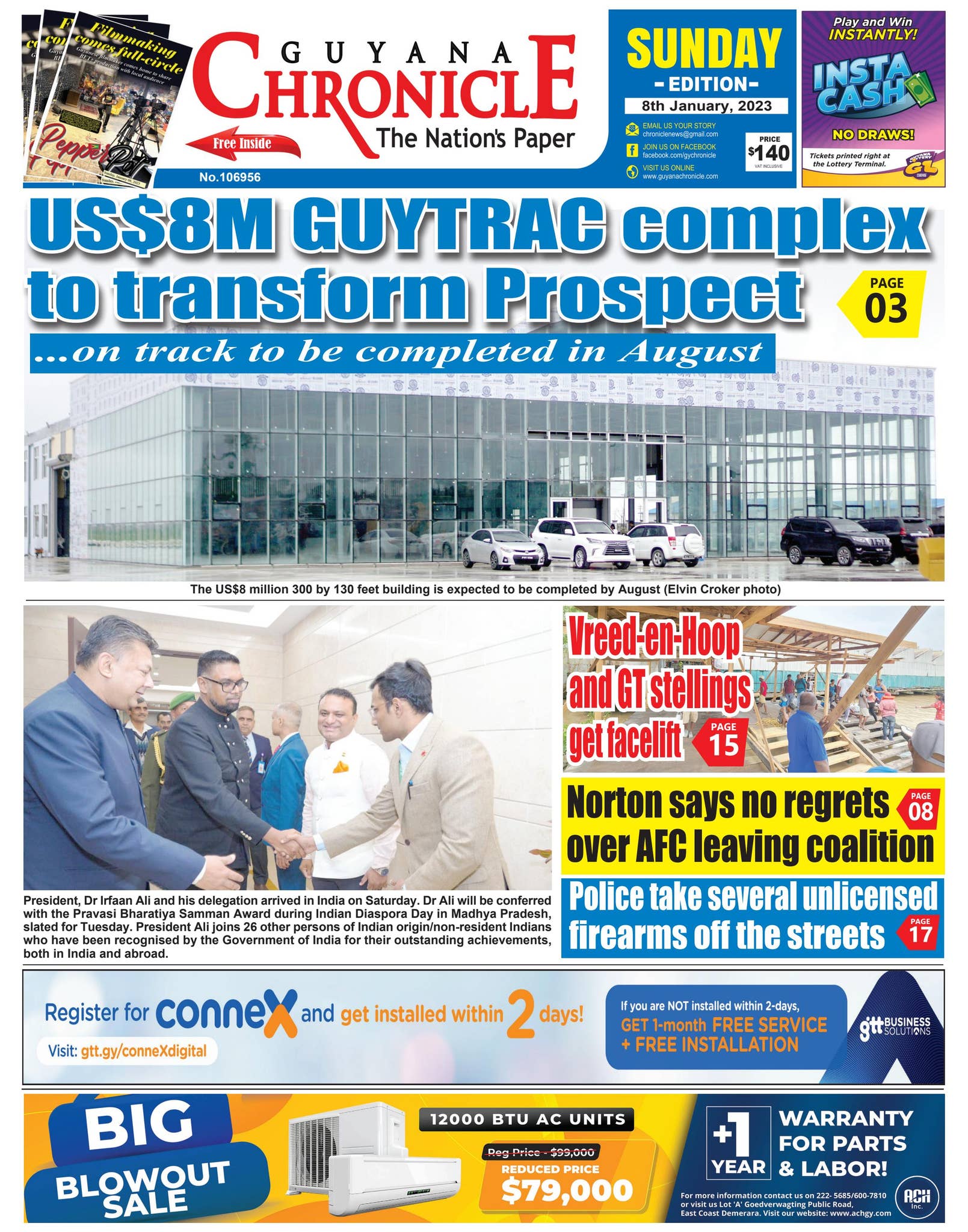 Guyana Chronicle E-Paper 08-01-2023 by Guyana Chronicle - Issuu