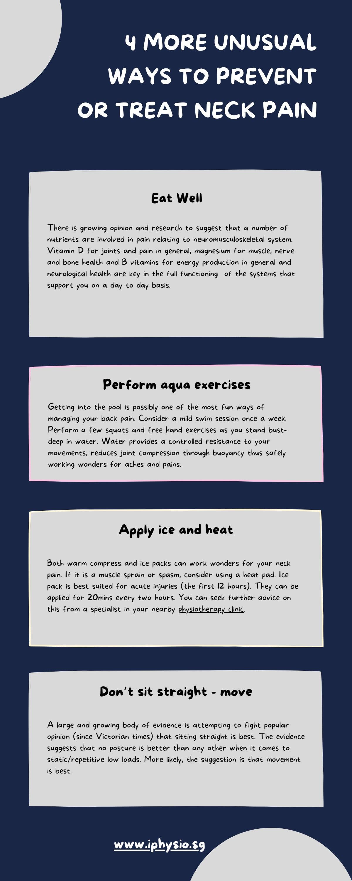 4 more Unusual Ways to Prevent or Treat Neck Pain by Integrative Physio ...