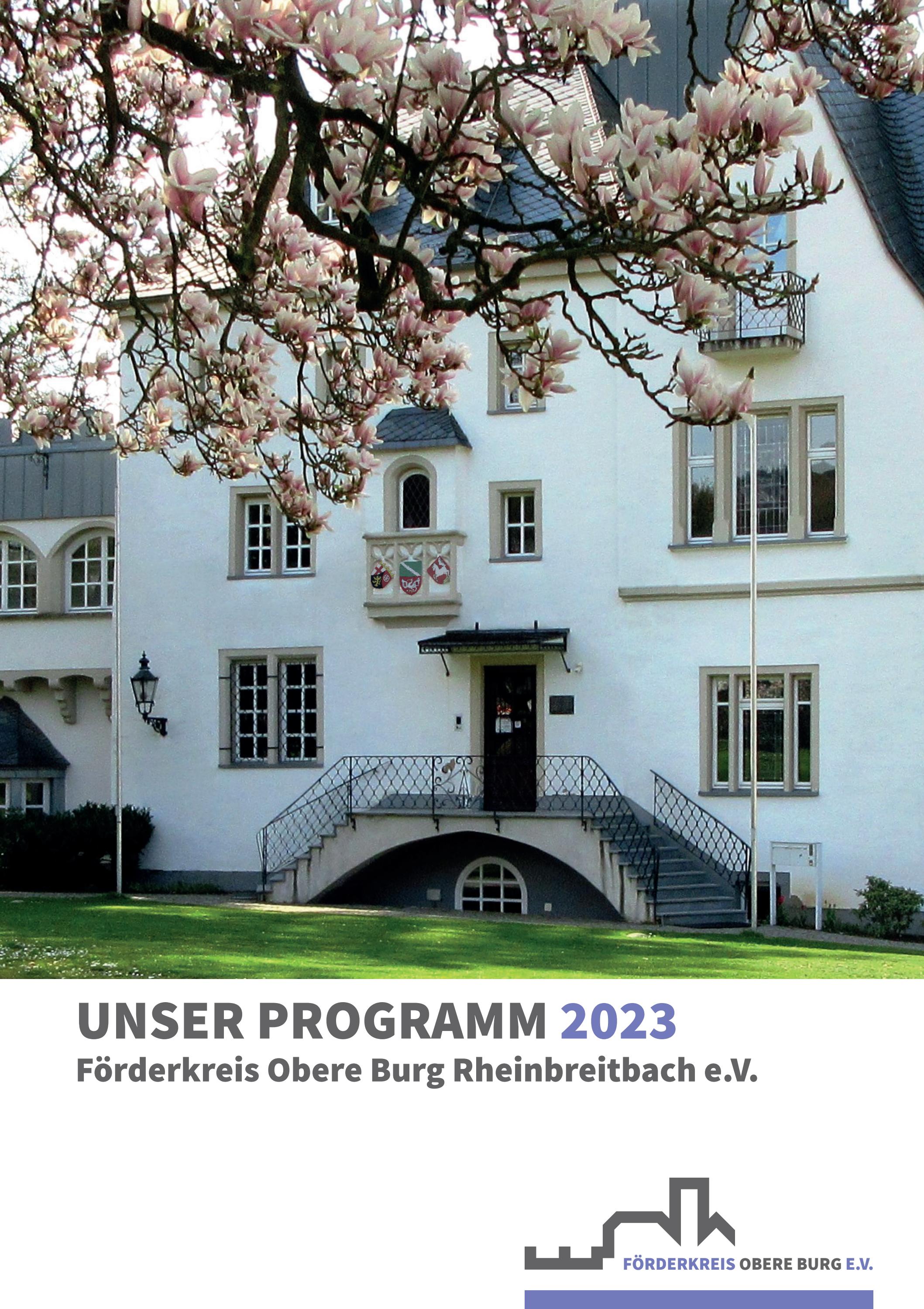Programmheft 2023 - Förderkreis Obere Burg eV by optix_DESIGN - Issuu