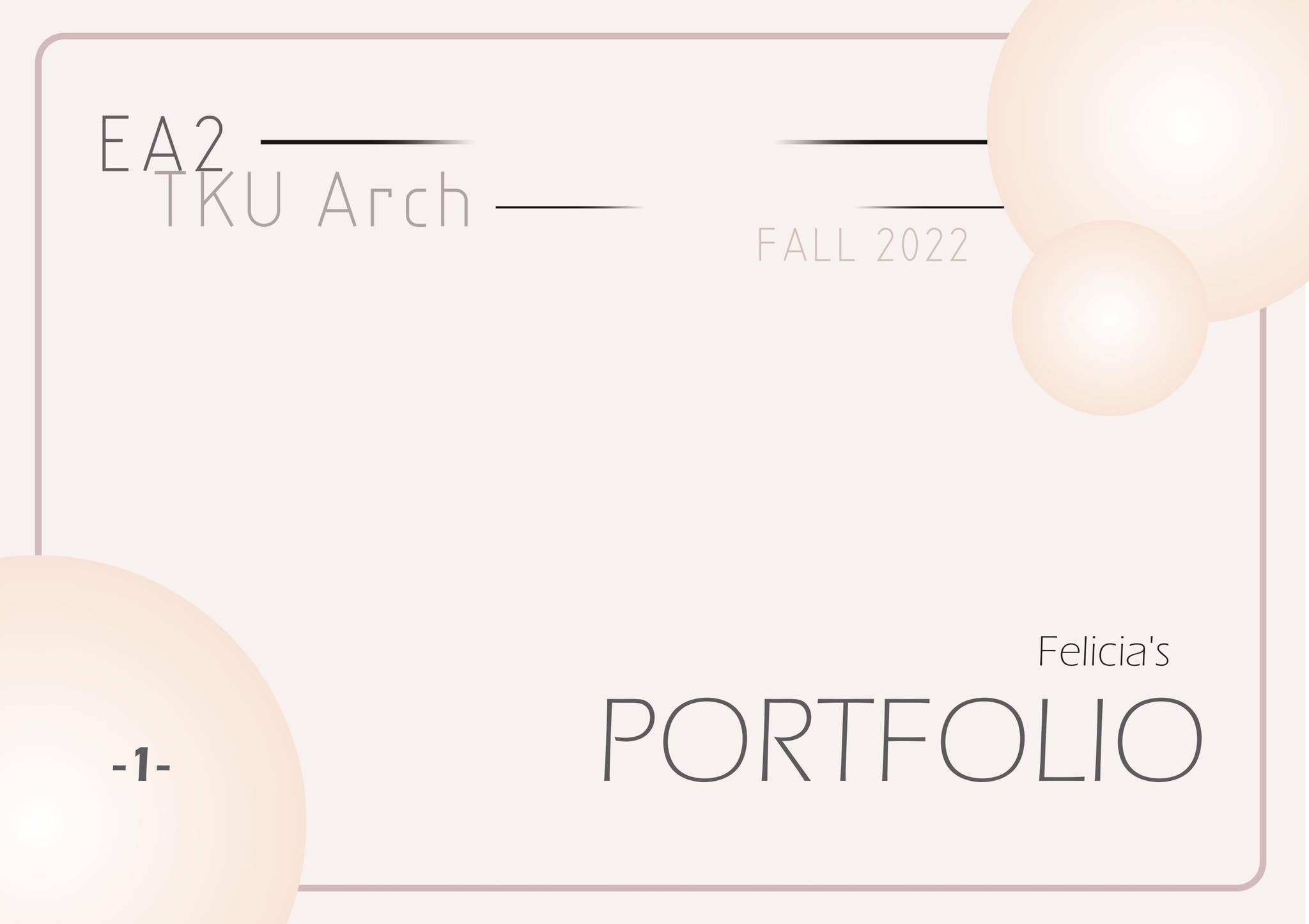 Felicia's Portfolio - EA2 FALL 2022 - First Project by Felicia ...